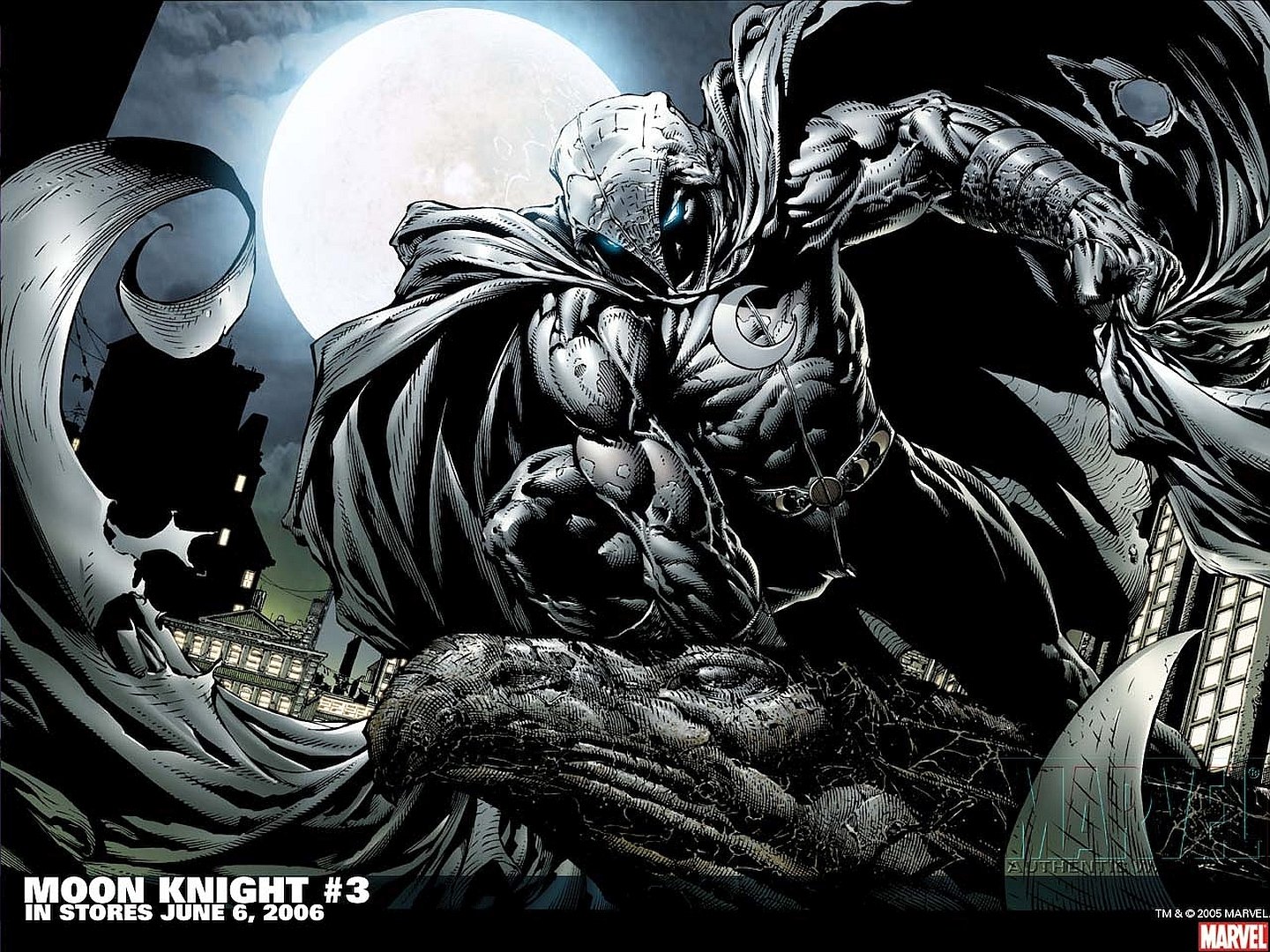 Moon Knight HD Comic Wallpaper: Guardian of the Night