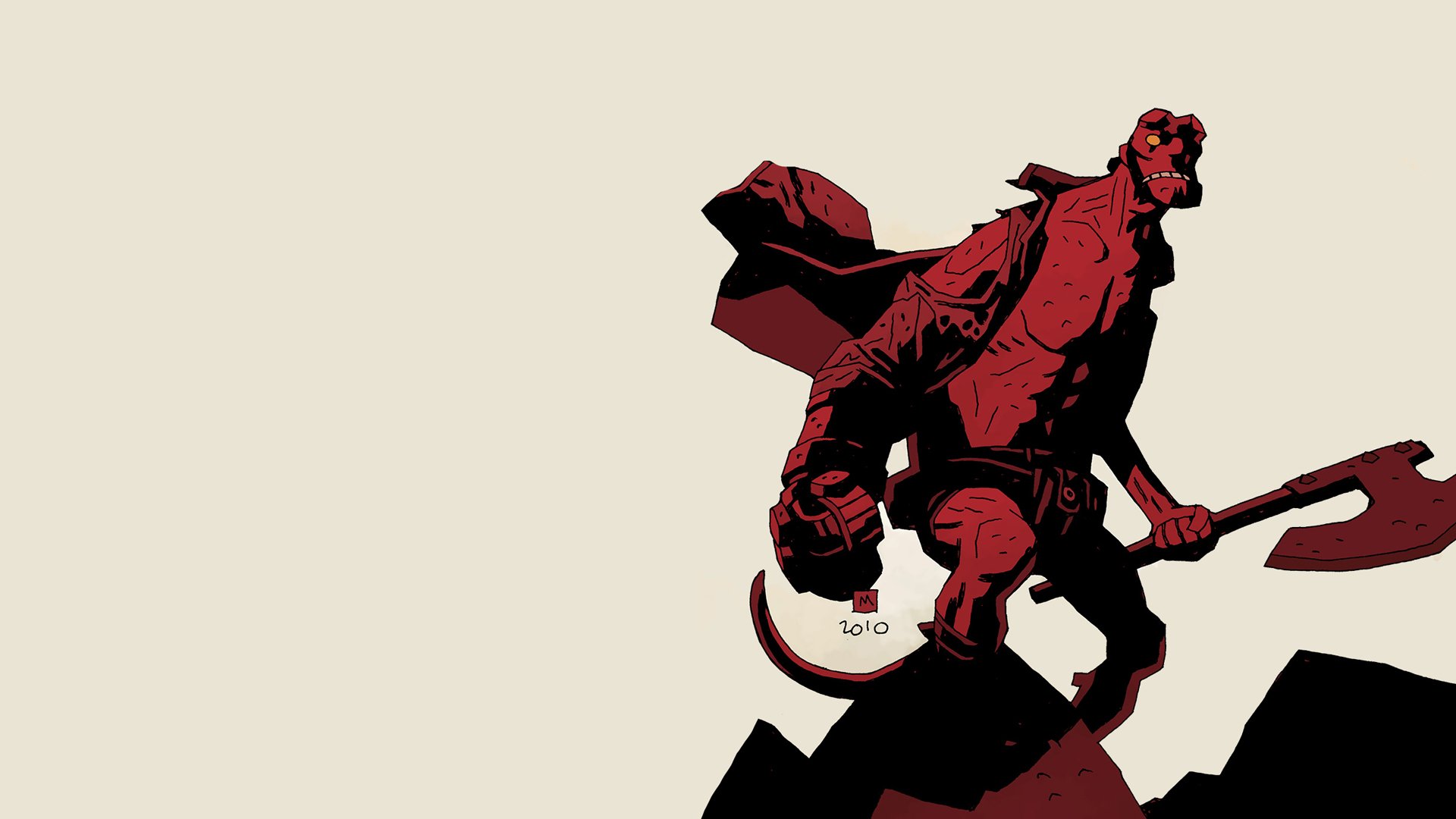 Download Comic Hellboy HD Wallpaper