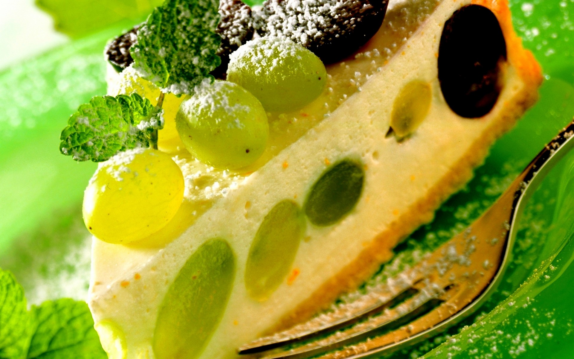 Delightful Grape & Cheese Cake Dessert – HD Fruit Fantasy