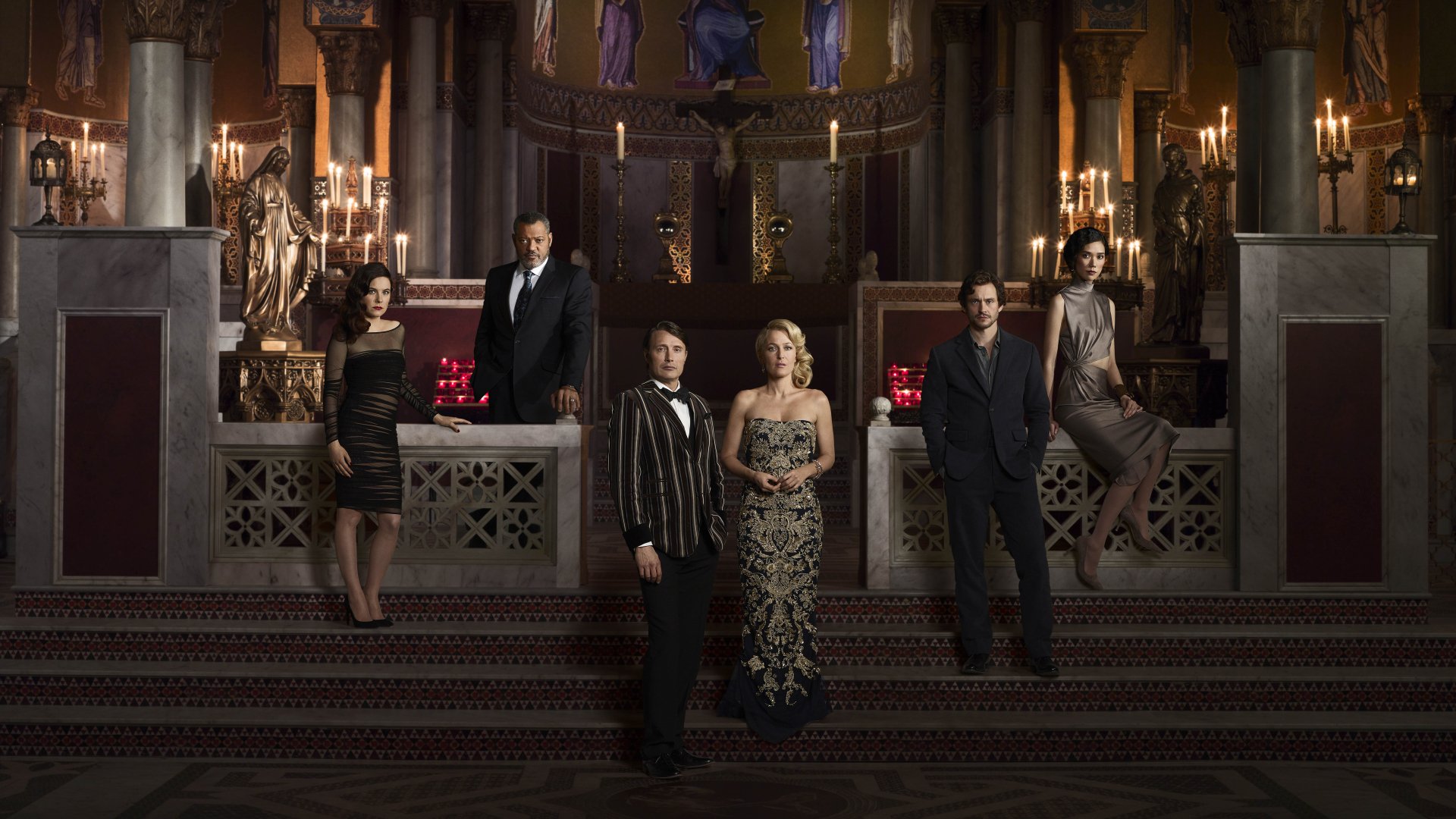 Hannibal TV Show Cast Featuring Dr. Alana Bloom – 4K Ultra HD Wallpaper
