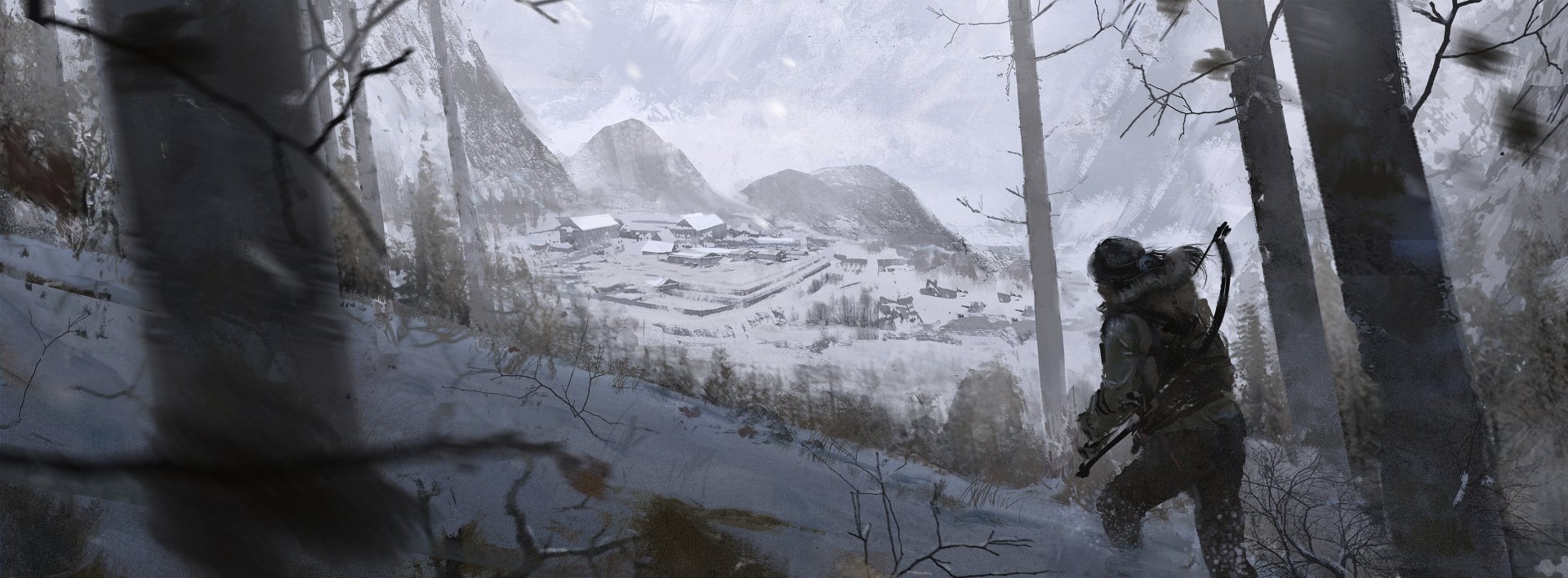 Lara Croft’s Icy Quest – Rise of the Tomb Raider HD Wallpaper