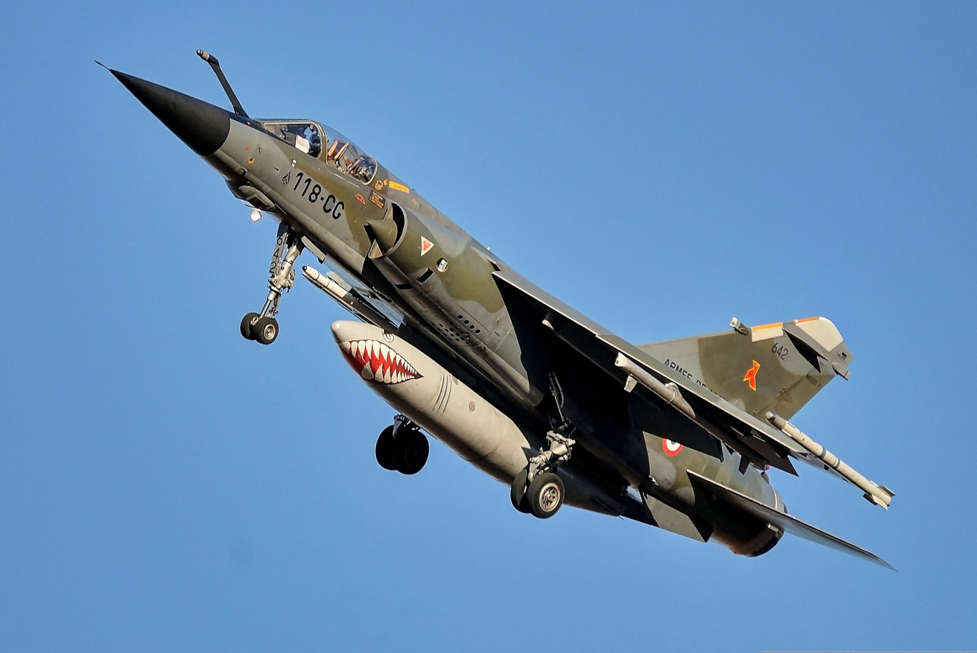 Download Warplane Aircraft Jet Fighter Military Dassault Mirage F1 HD