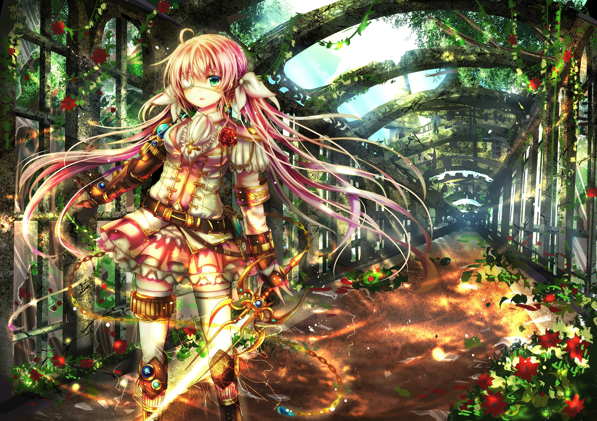 Download Colorful Anime Original HD Wallpaper by Rudia