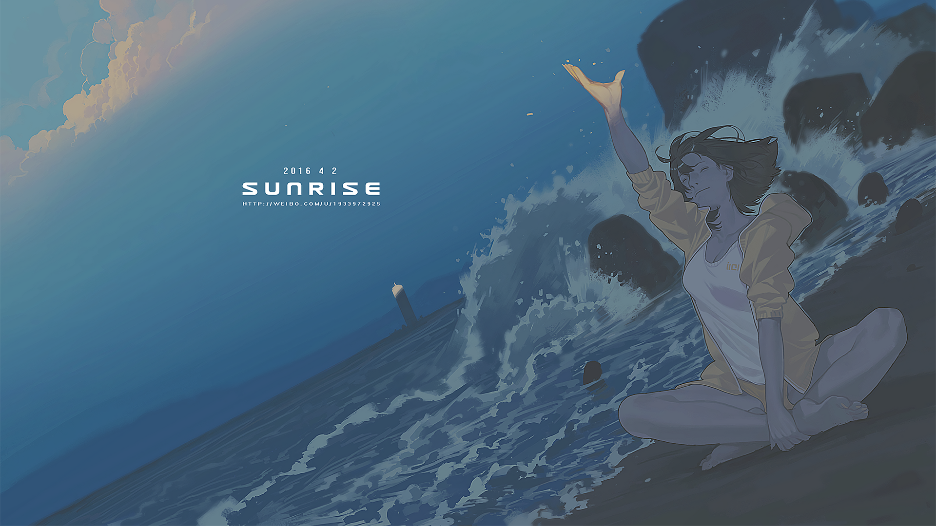 Anime Original HD Wallpaper by 蓝色放映