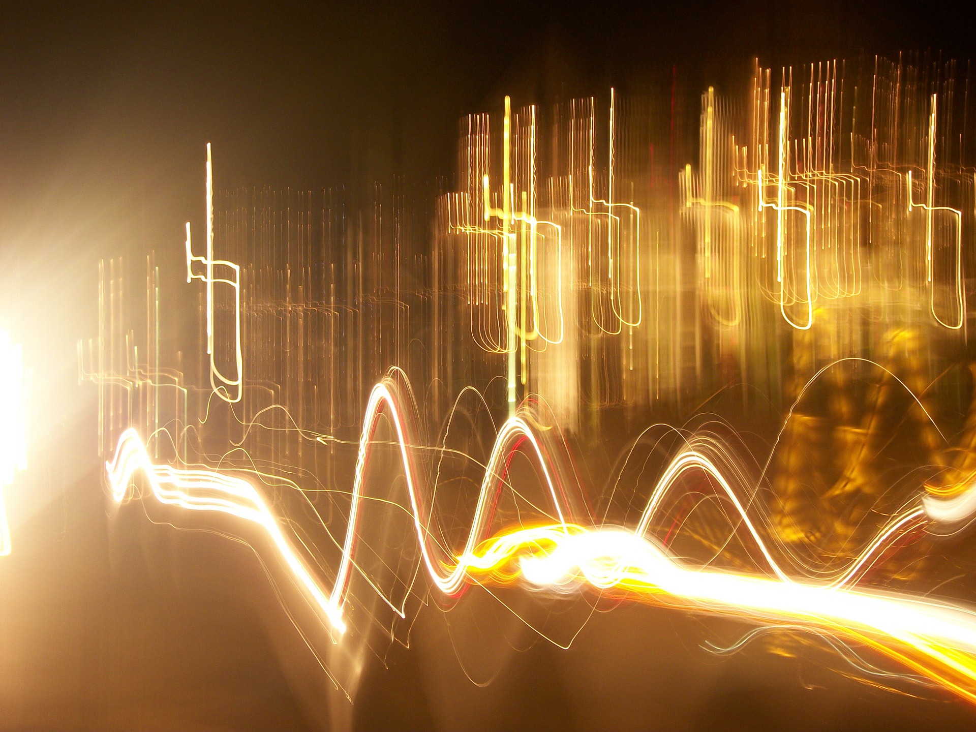 Download Time Lapse Light Lines Yellow Photography Kinetic Abstract ...