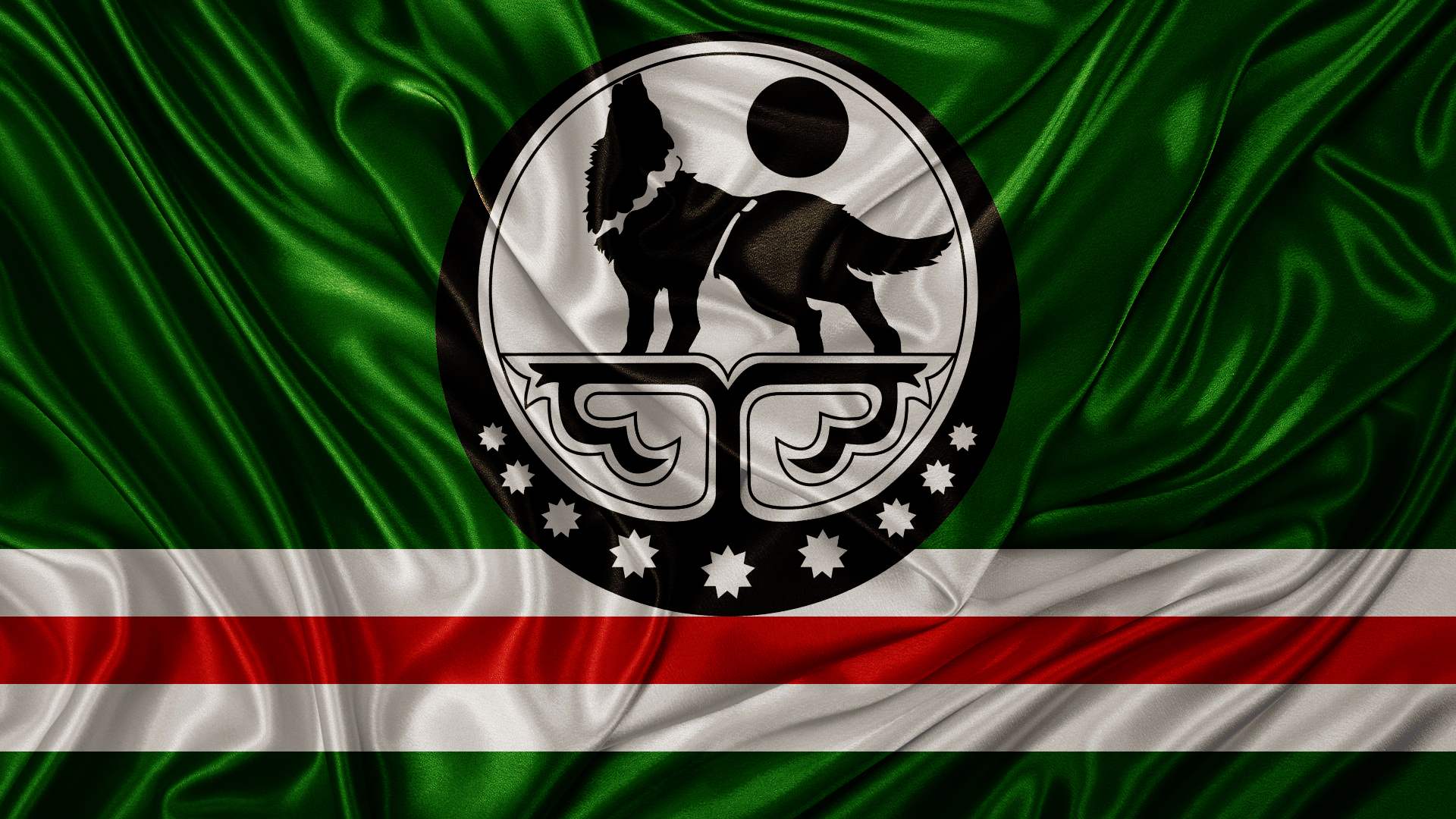 Chechen Flag by BlackBorz