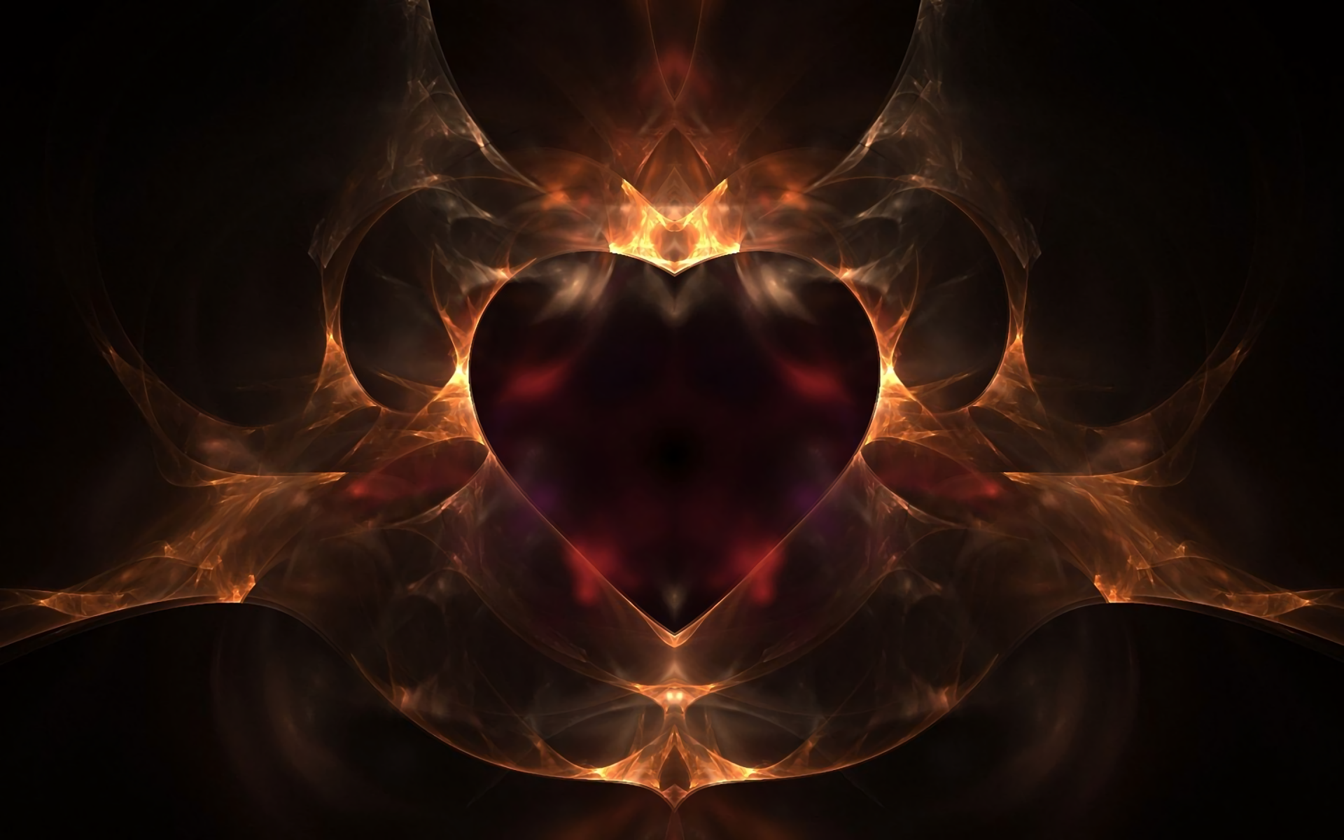 Fractal Heart Artistic HD Wallpaper | 2880x1800 | Wallpaper Abyss