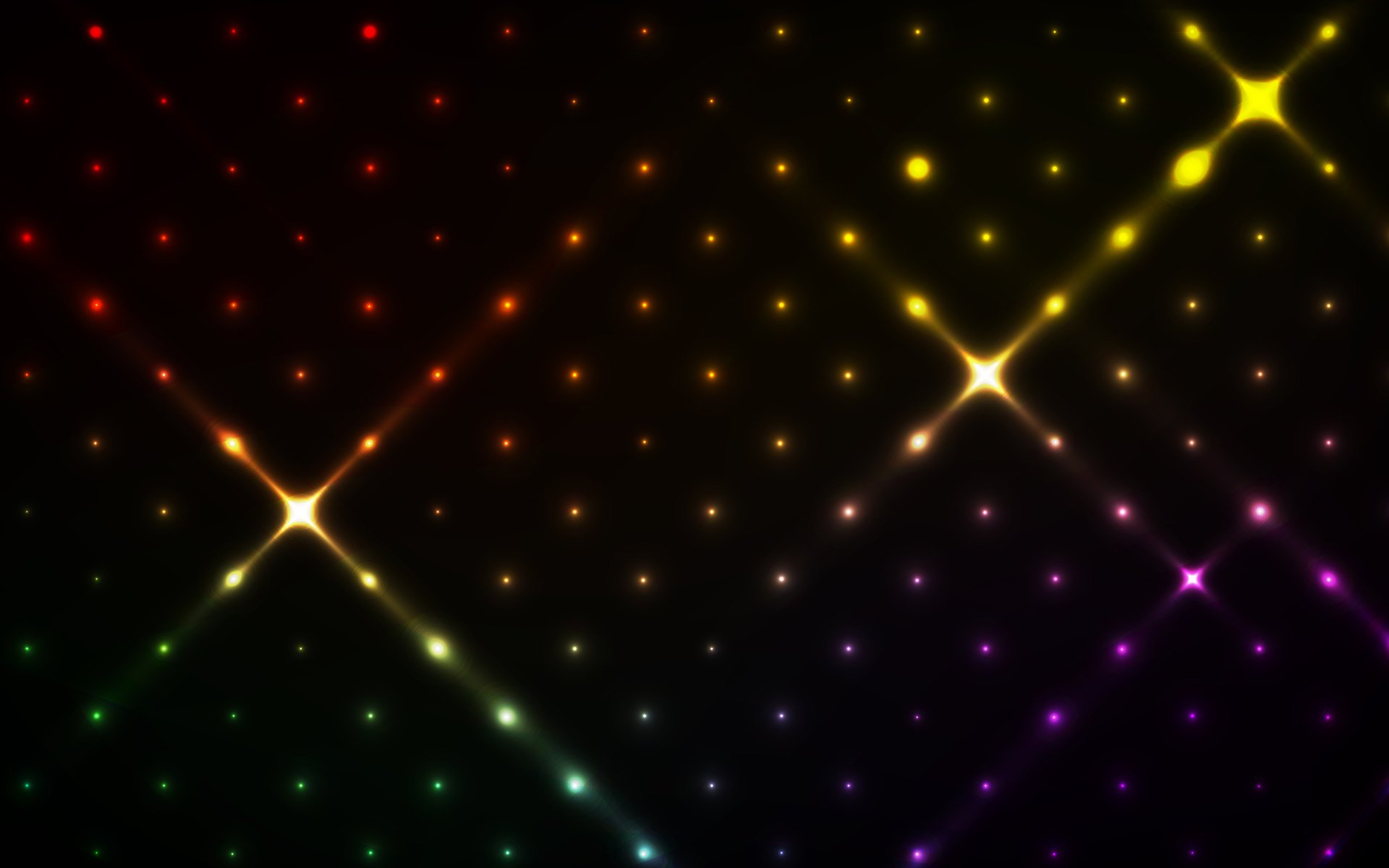 4K Ultra HD Abstract Starfield Glow Wallpaper