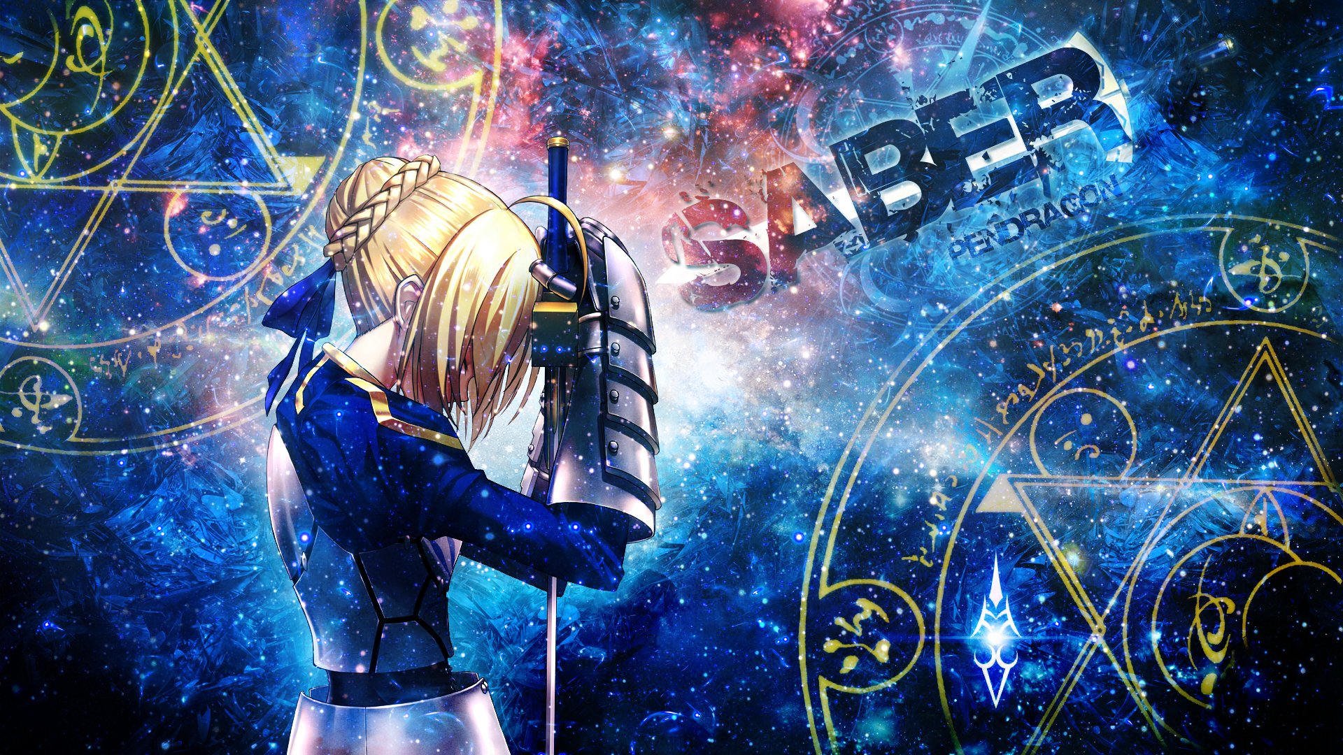 HD Wallpaper of Saber from Fate/Stay Night: A Celestial Warrior by ...