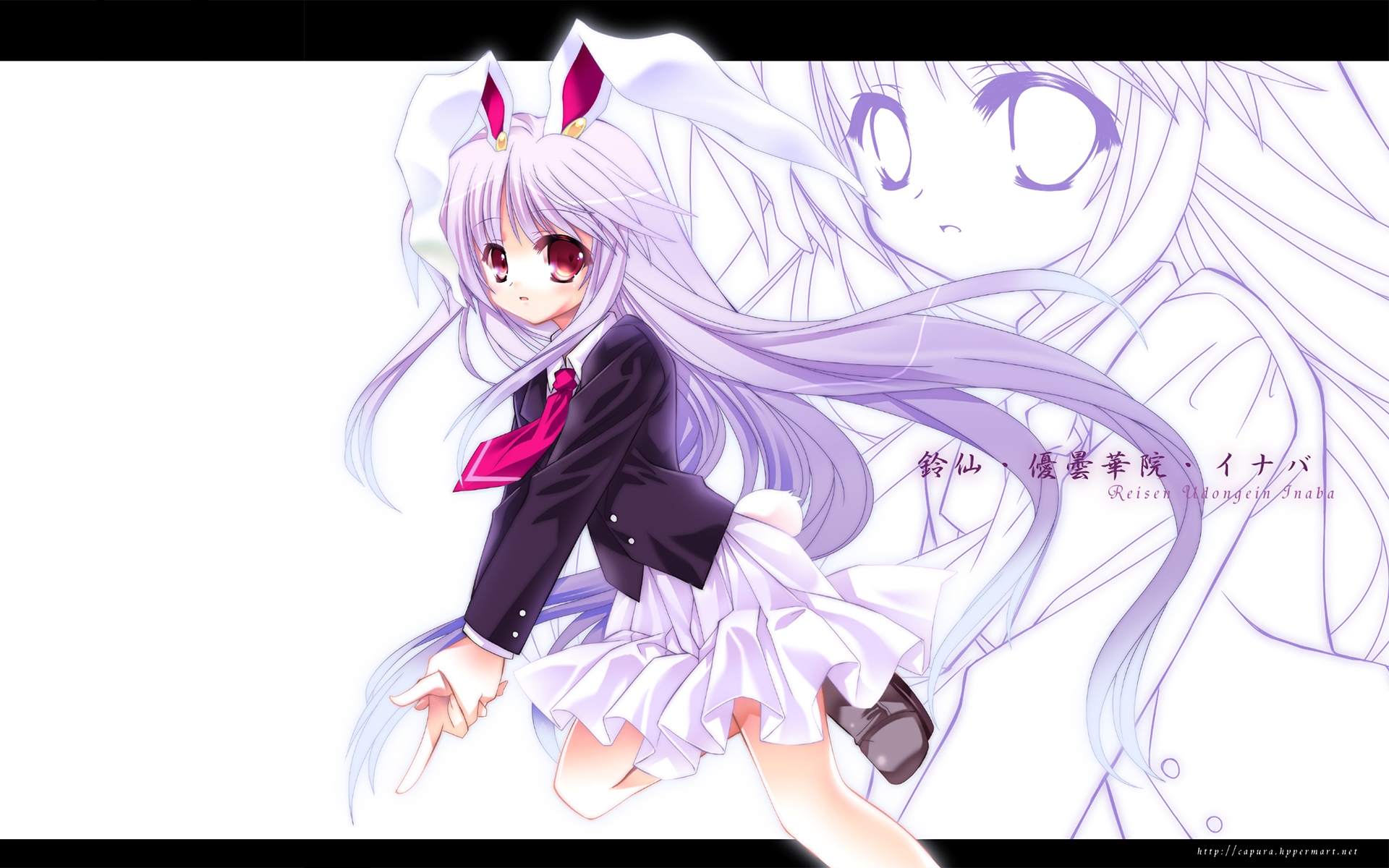 Download Reisen Udongein Inaba Anime Touhou HD Wallpaper