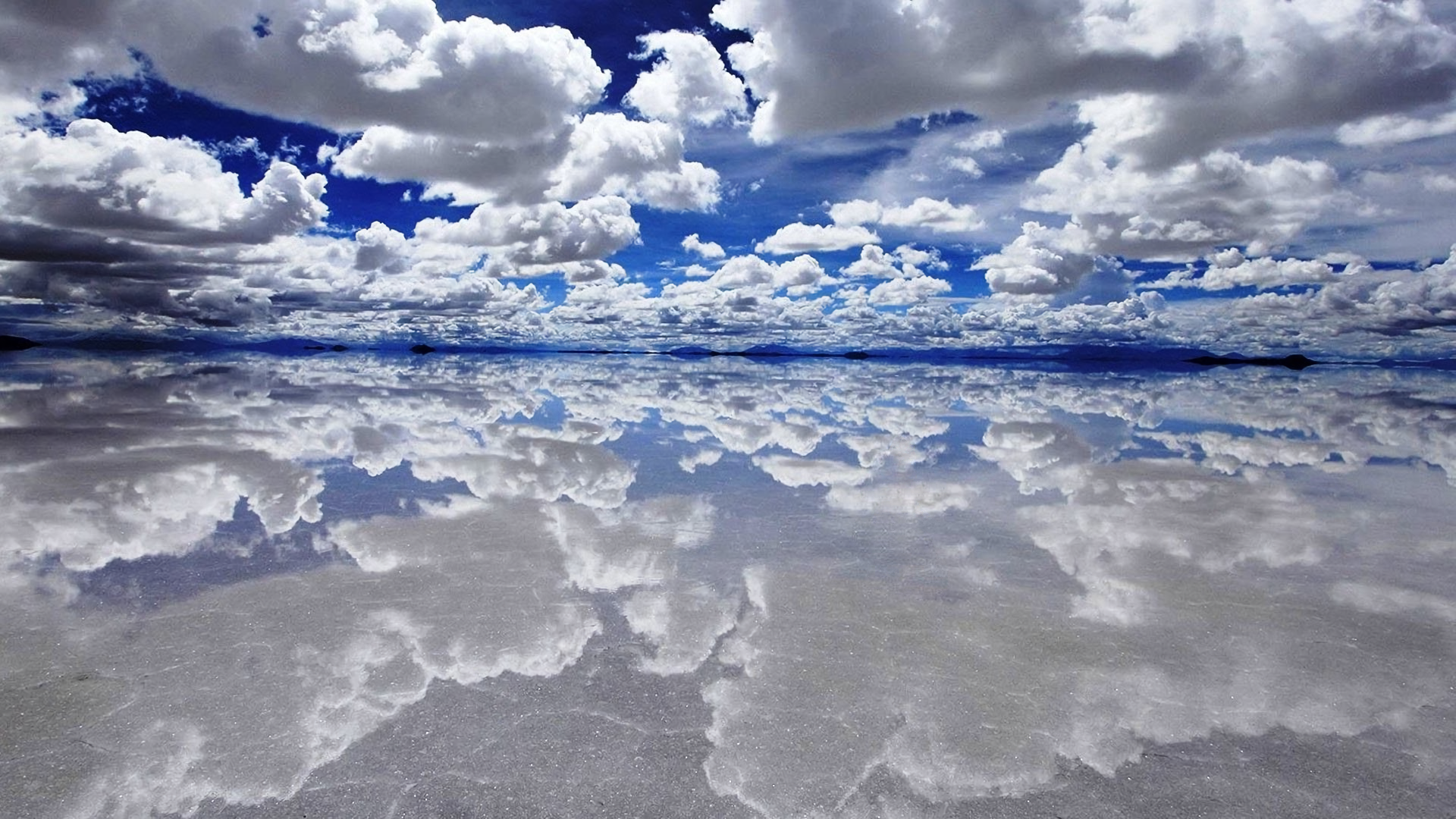 Download Sea Ocean Blue Beach Cloud Sky Nature Reflection HD Wallpaper
