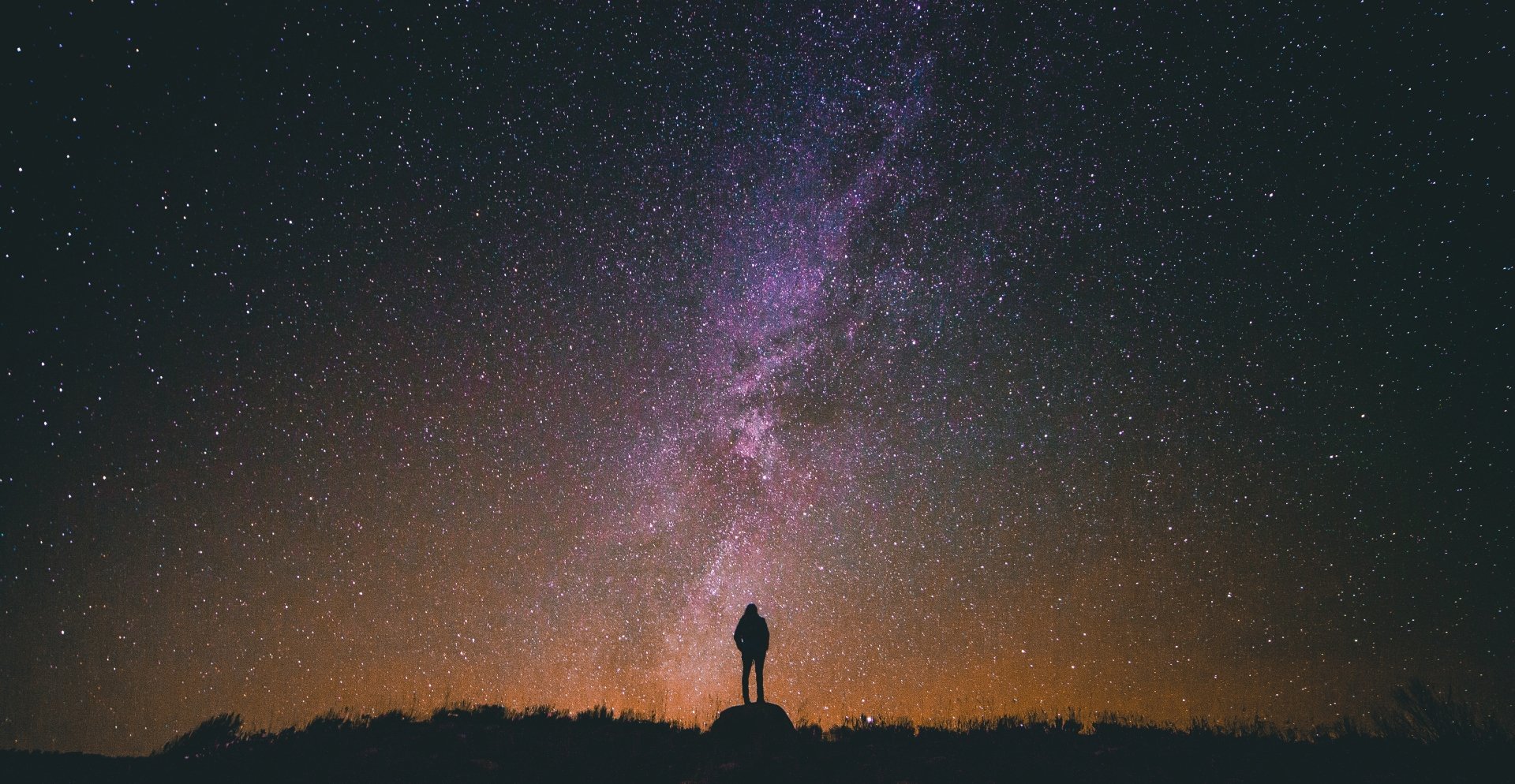 Stargazer Silhouette — 5K Ultra HD Night Sky by Greg Rakozy | 5615x2907 ...