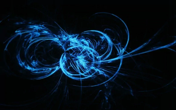 Blue Luminous Abstract HD Wallpaper