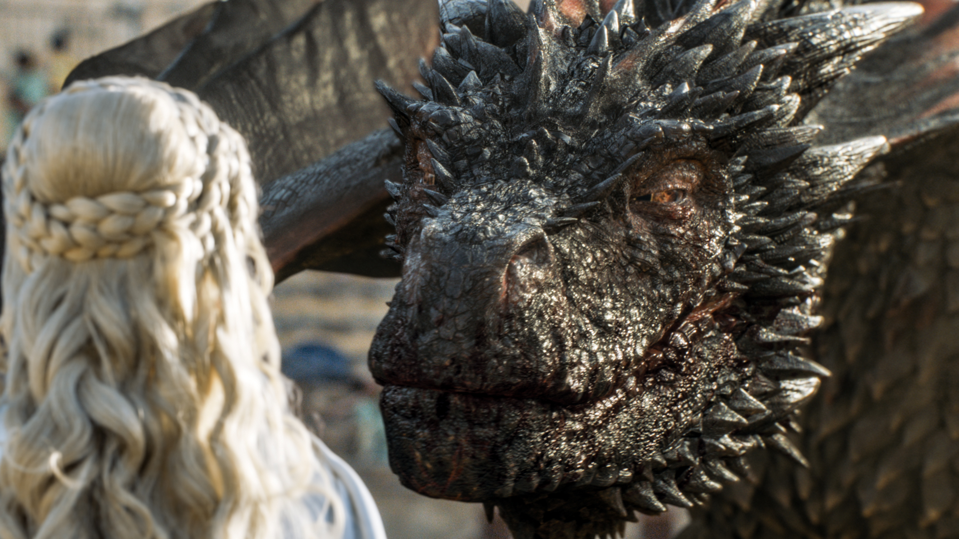 Epic Dragon Encounter - Game of Thrones HD Wallpaper