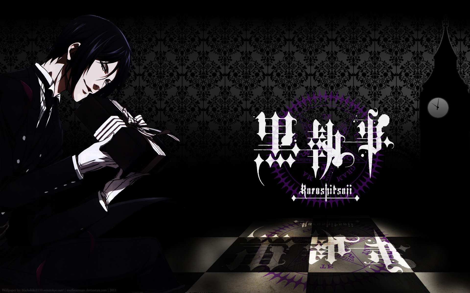 Black Butler HD Anime Wallpaper: Elegant Shadows and Mystery
