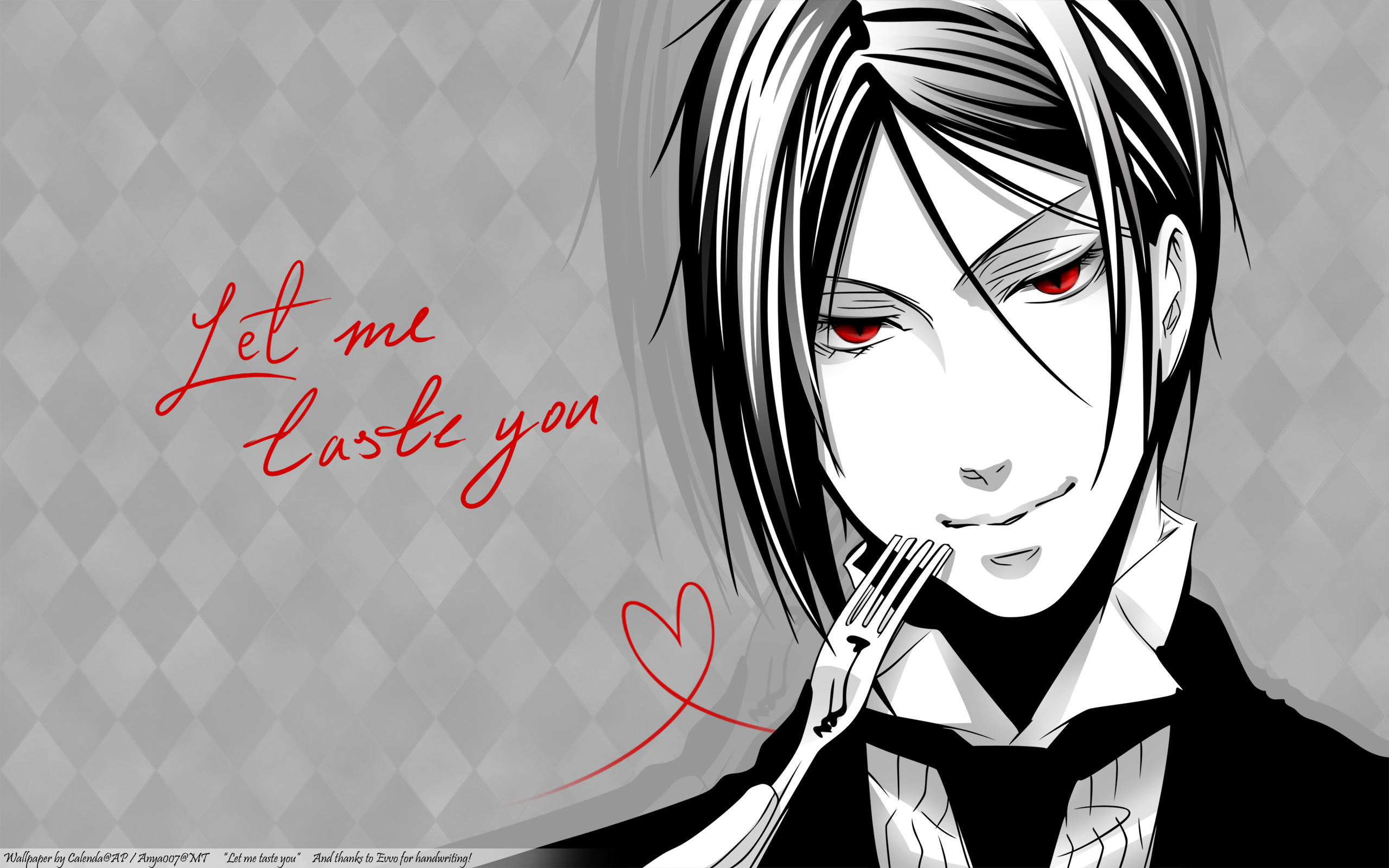 Dark Elegance: HD Black Butler Anime Wallpaper