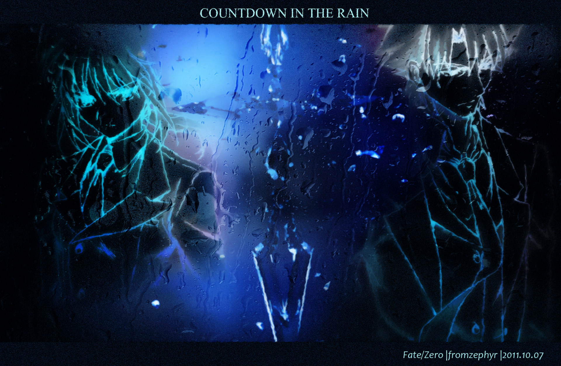 Countdown in the Rain — Fate/Zero HD Wallpaper