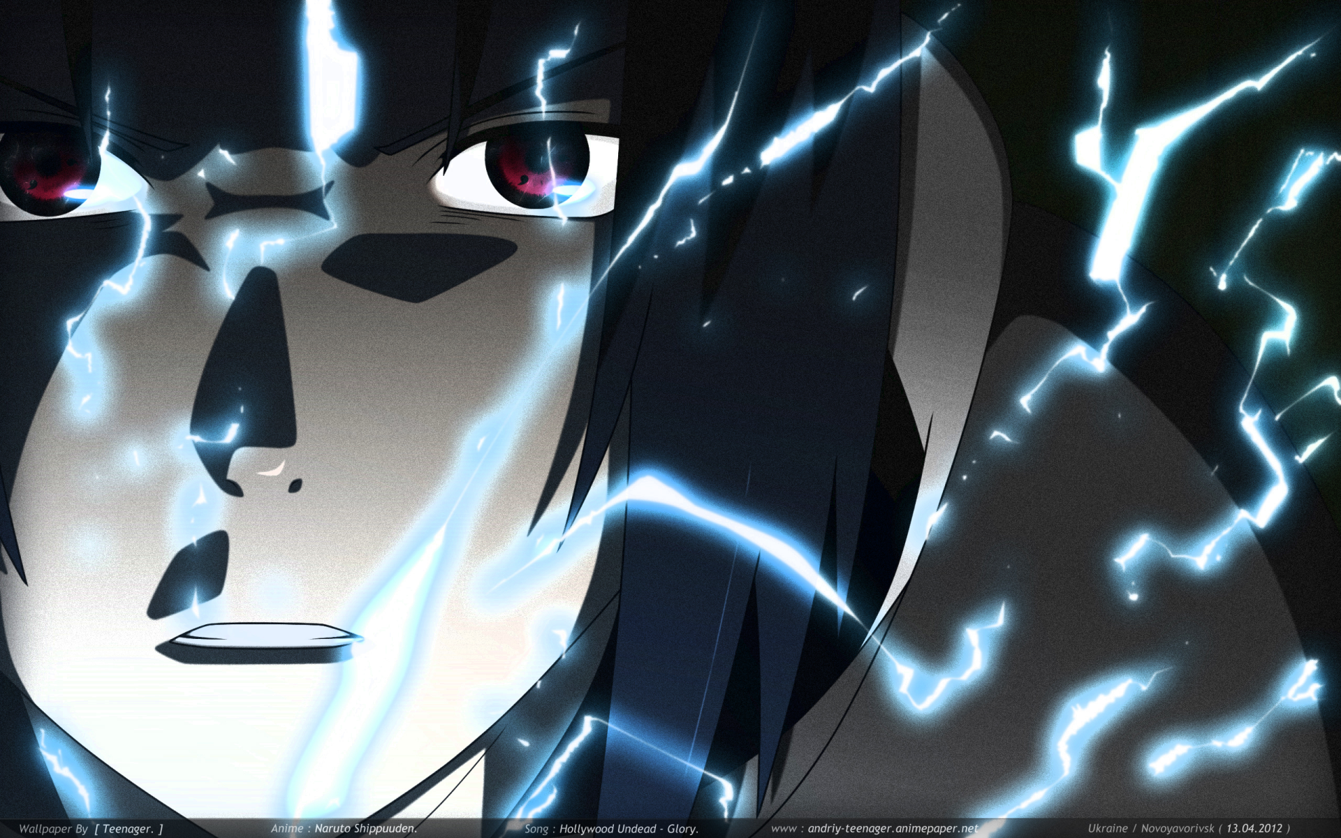 Epic Sasuke Uchiha HD Wallpaper – Naruto Lightning Power
