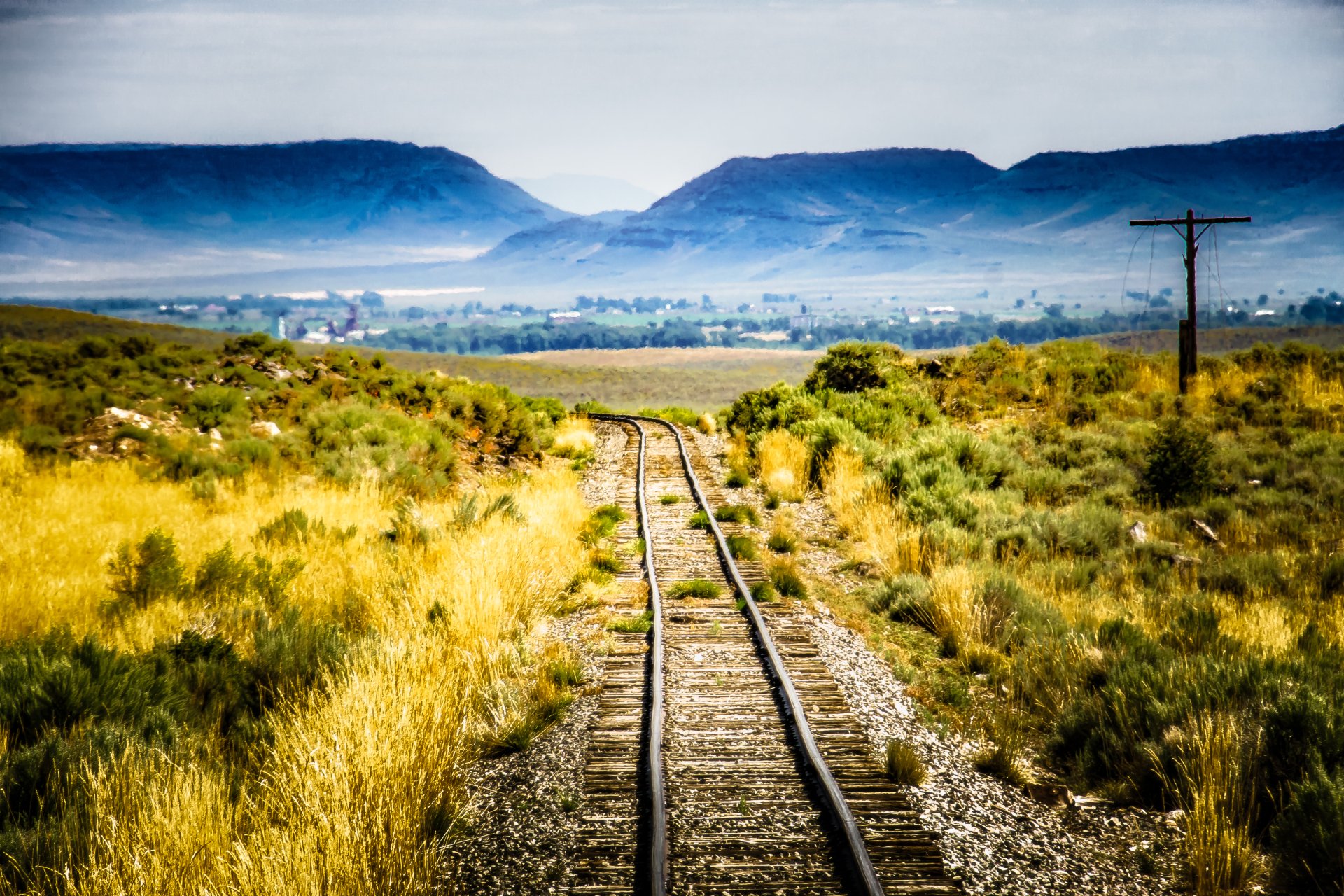 Download Landscape Man Made Railroad 4k Ultra HD Wallpaper