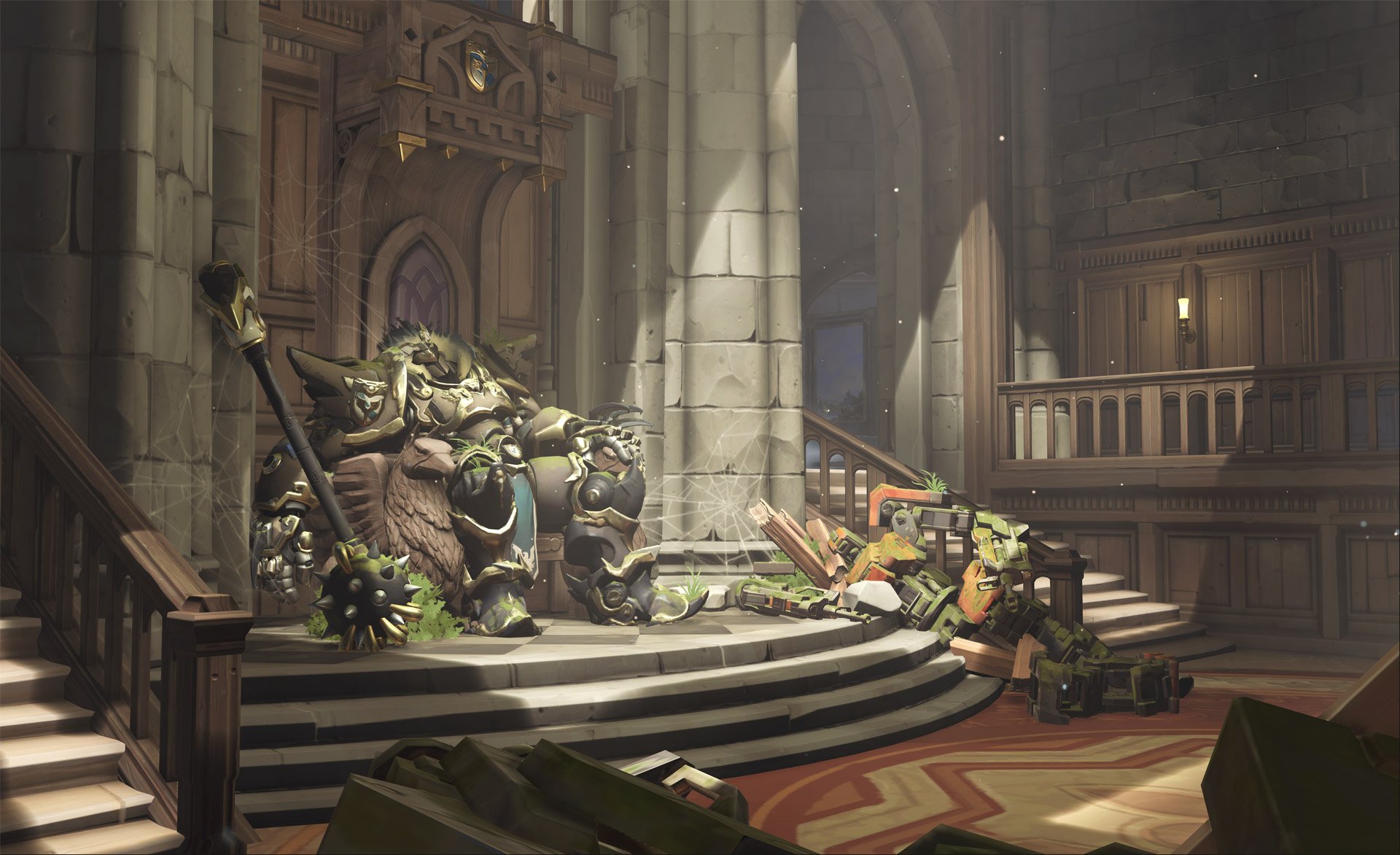 Overwatch HD Wallpaper: Eichenwalde Castle Keep