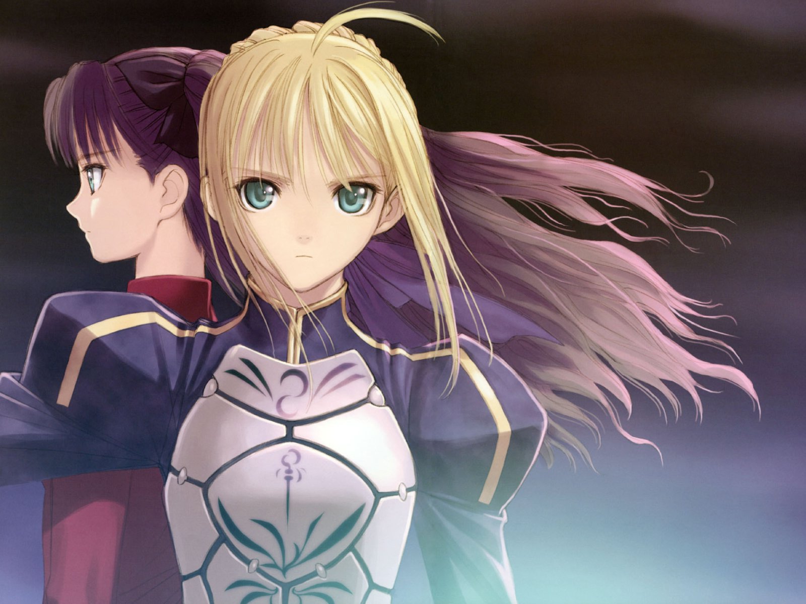 Fate/Stay Night HD Wallpaper: Rin Tohsaka & Saber