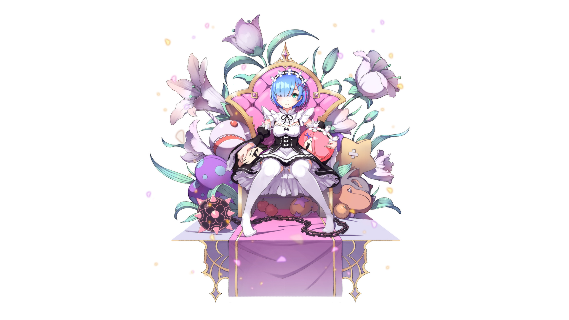 Stunning Rem HD Wallpaper from Re:ZERO - Starting Life in Another World ...
