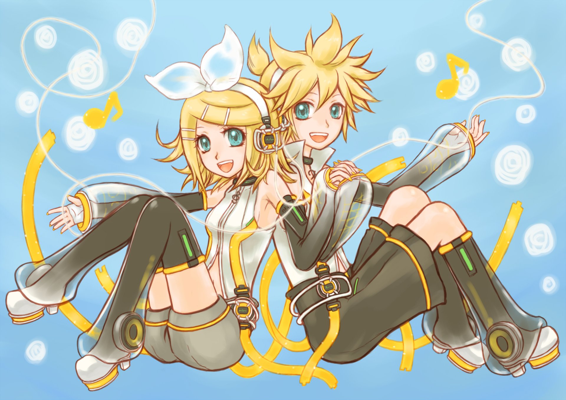 Rin & Len Kagamine - Vocaloid Duo HD Wallpaper