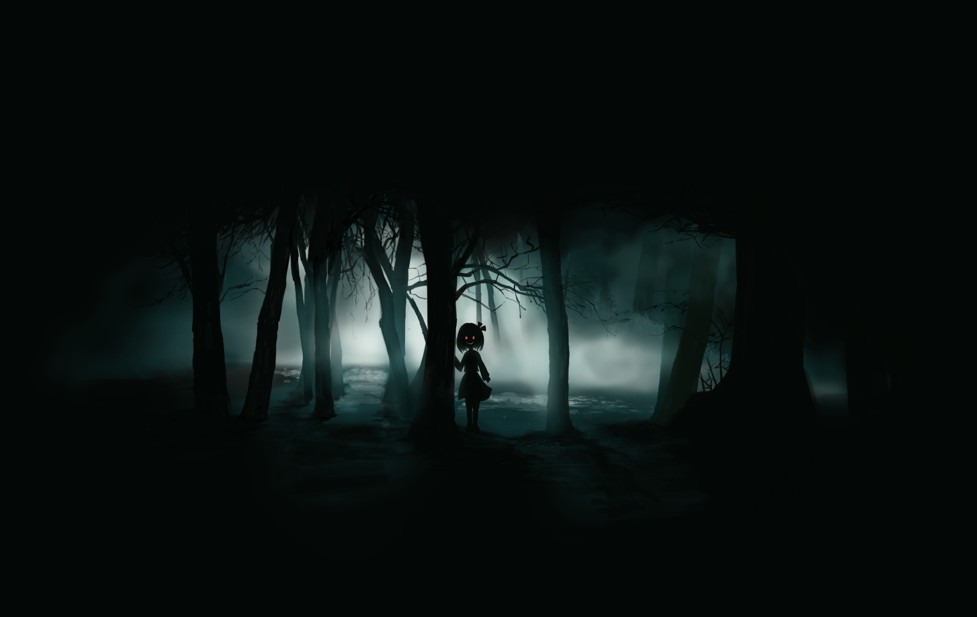 Touhou Twilight: Umbrella in the Mist (HD Anime Wallpaper) | 1900x1200 ...