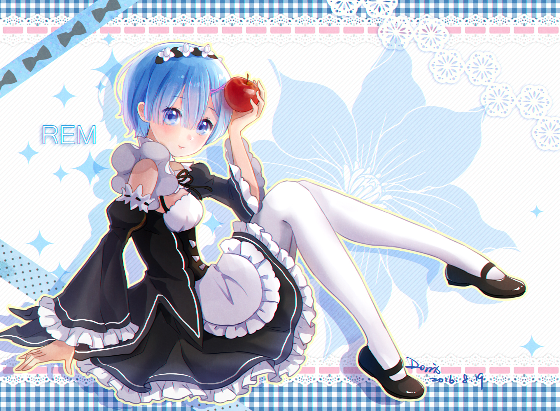 HD Wallpaper of Rem from Re:ZERO - Starting Life in Another World