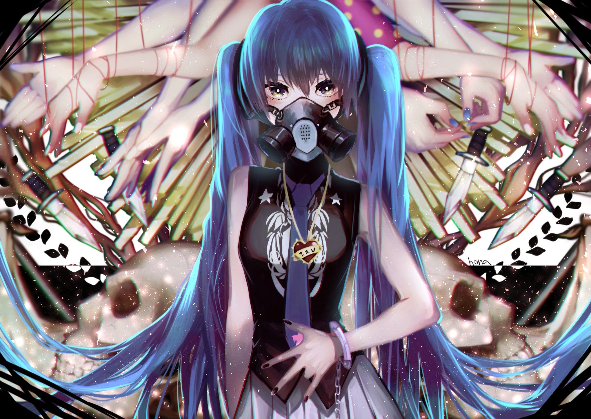 Hatsune Miku HD Anime Wallpaper – Vibrant Vocaloid Fantasy
