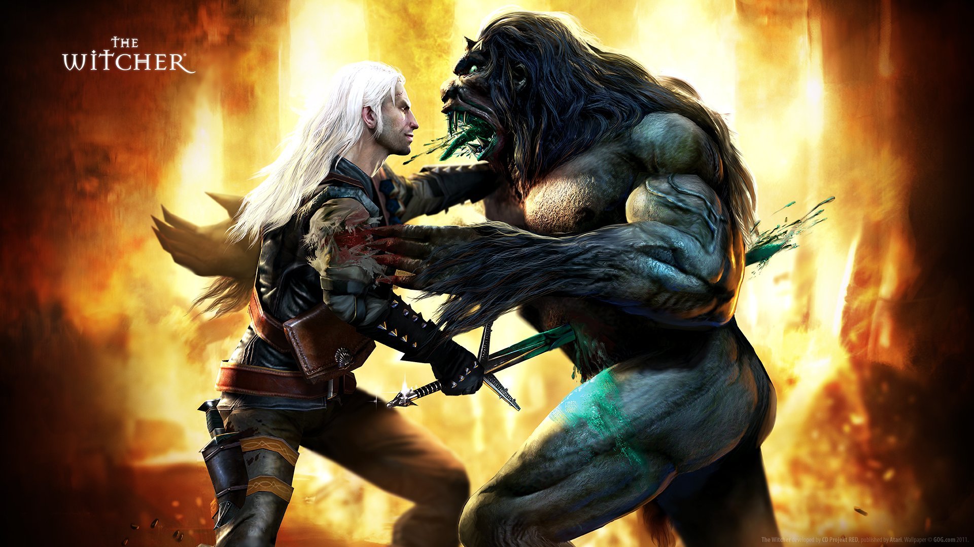 Download Geralt Of Rivia Video Game The Witcher HD Wallpaper