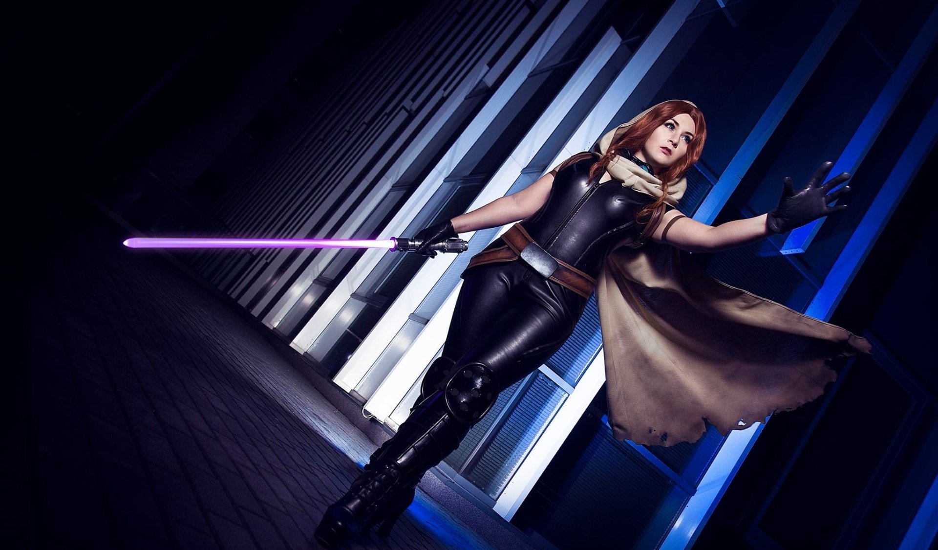 Epic Star Wars Cosplay: Stunning HD Wallpaper of a Force User by Shappi