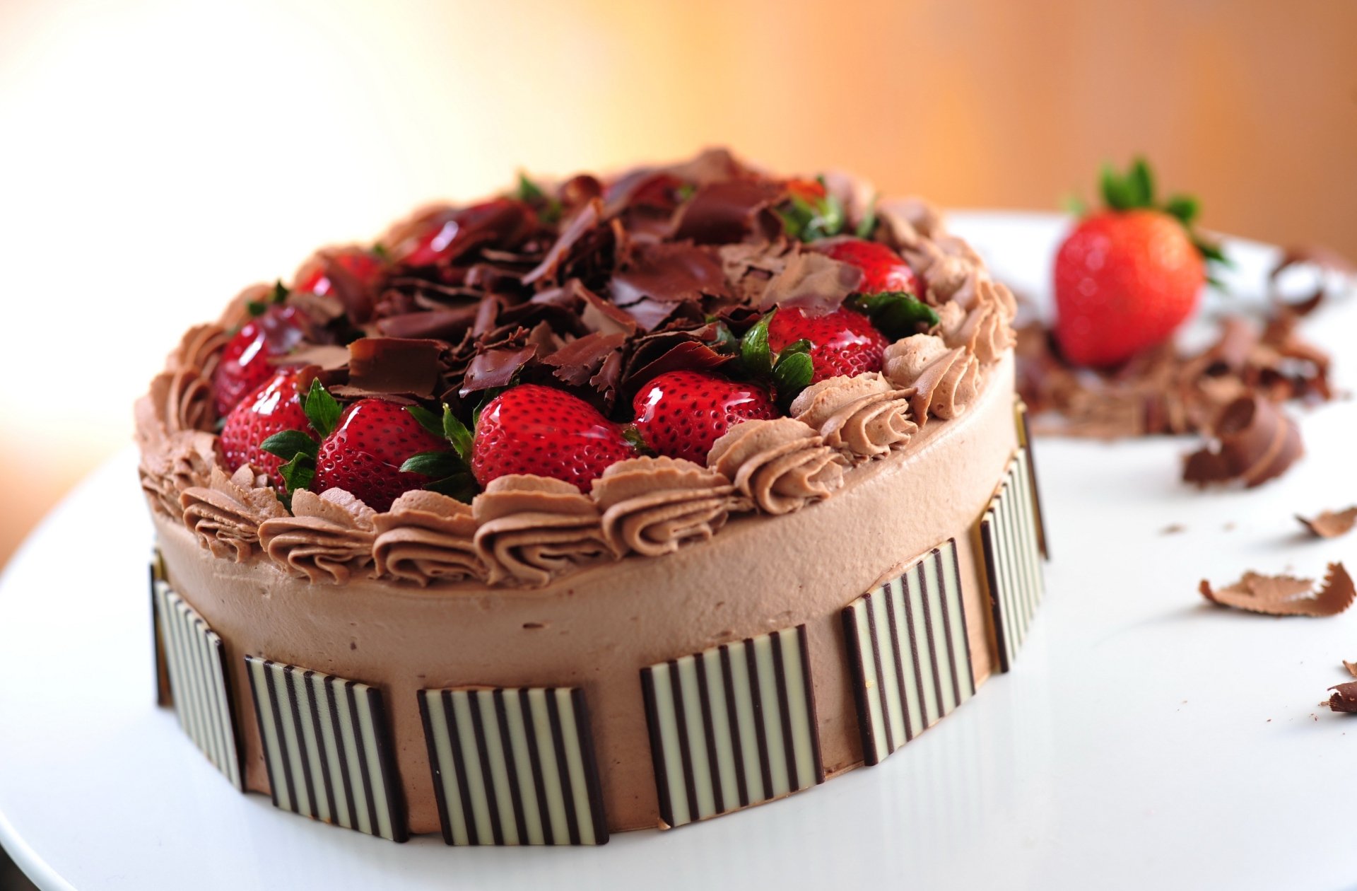 Decadent Strawberry Chocolate Cream Cake | 4K Ultra HD Dessert Delight