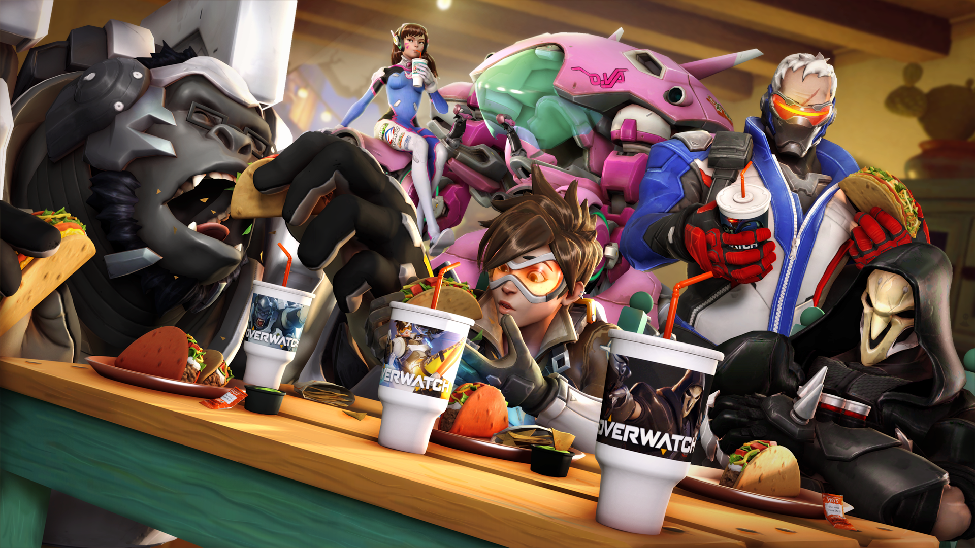 Download Reaper (Overwatch) Soldier: 76 (Overwatch) D.Va (Overwatch ...