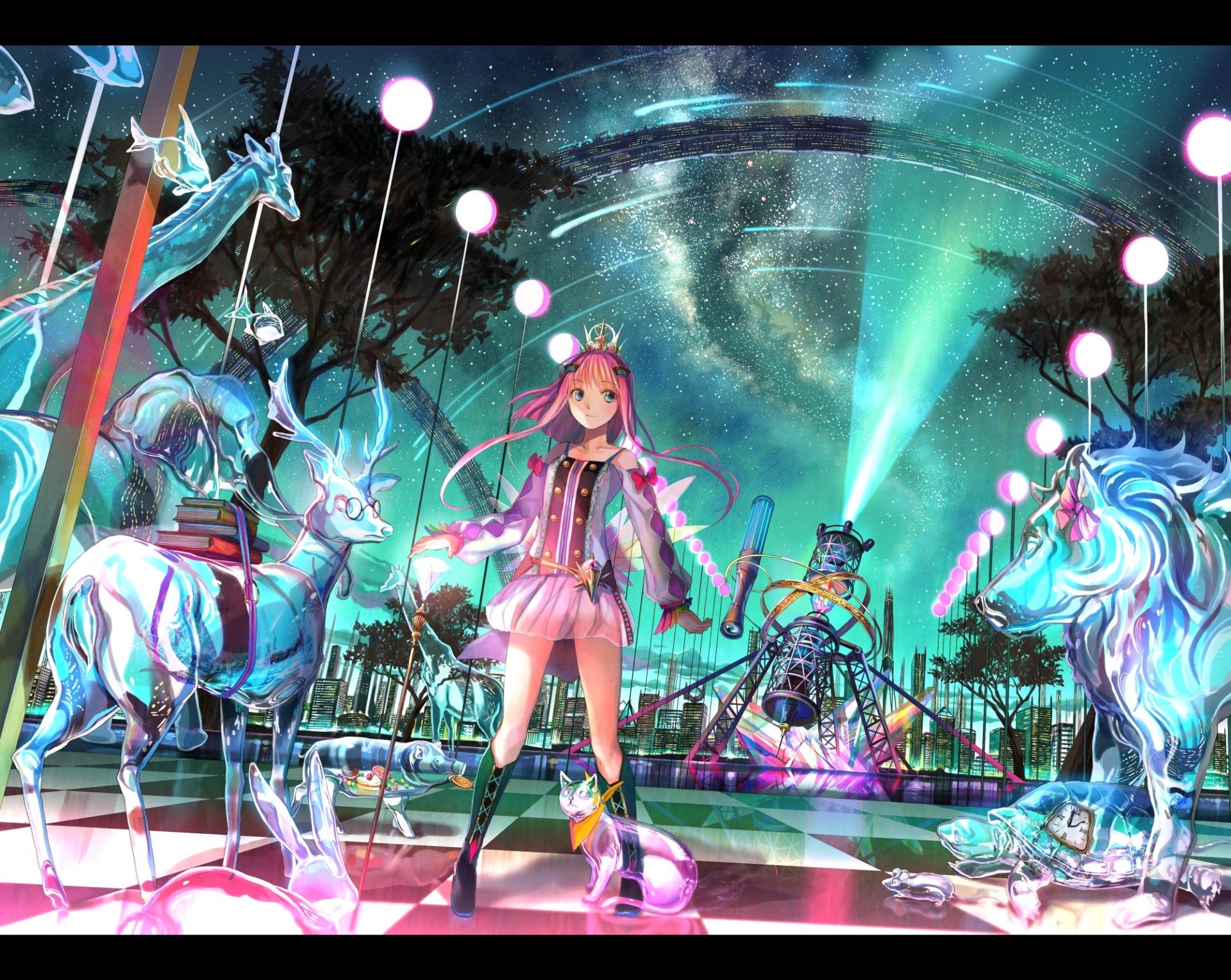 Enchanting Anime Night: Original HD Fantasy Wonderland by Fuji Choko