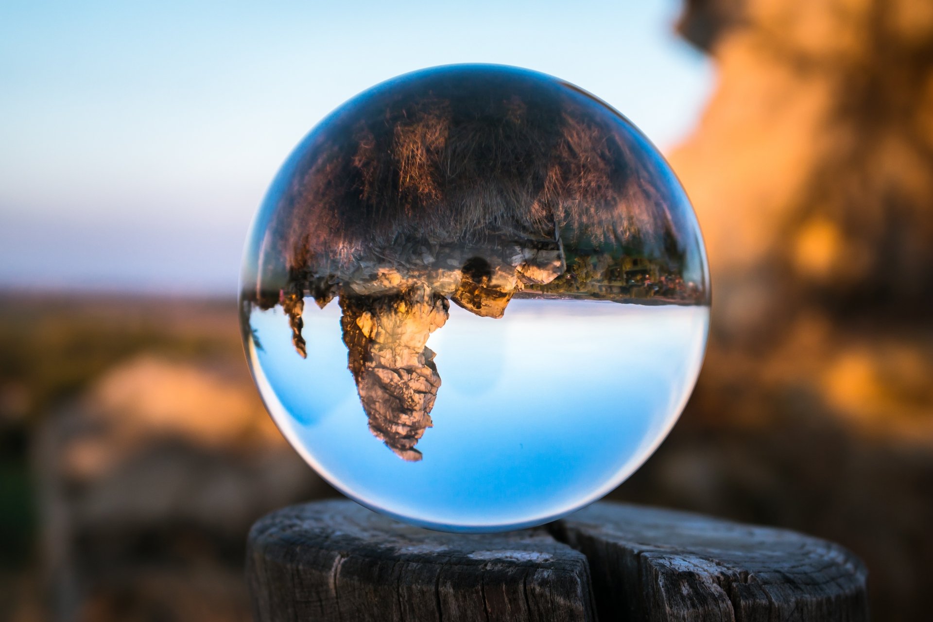 Download Sphere Blur Photography Reflection 4k Ultra HD Wallpaper