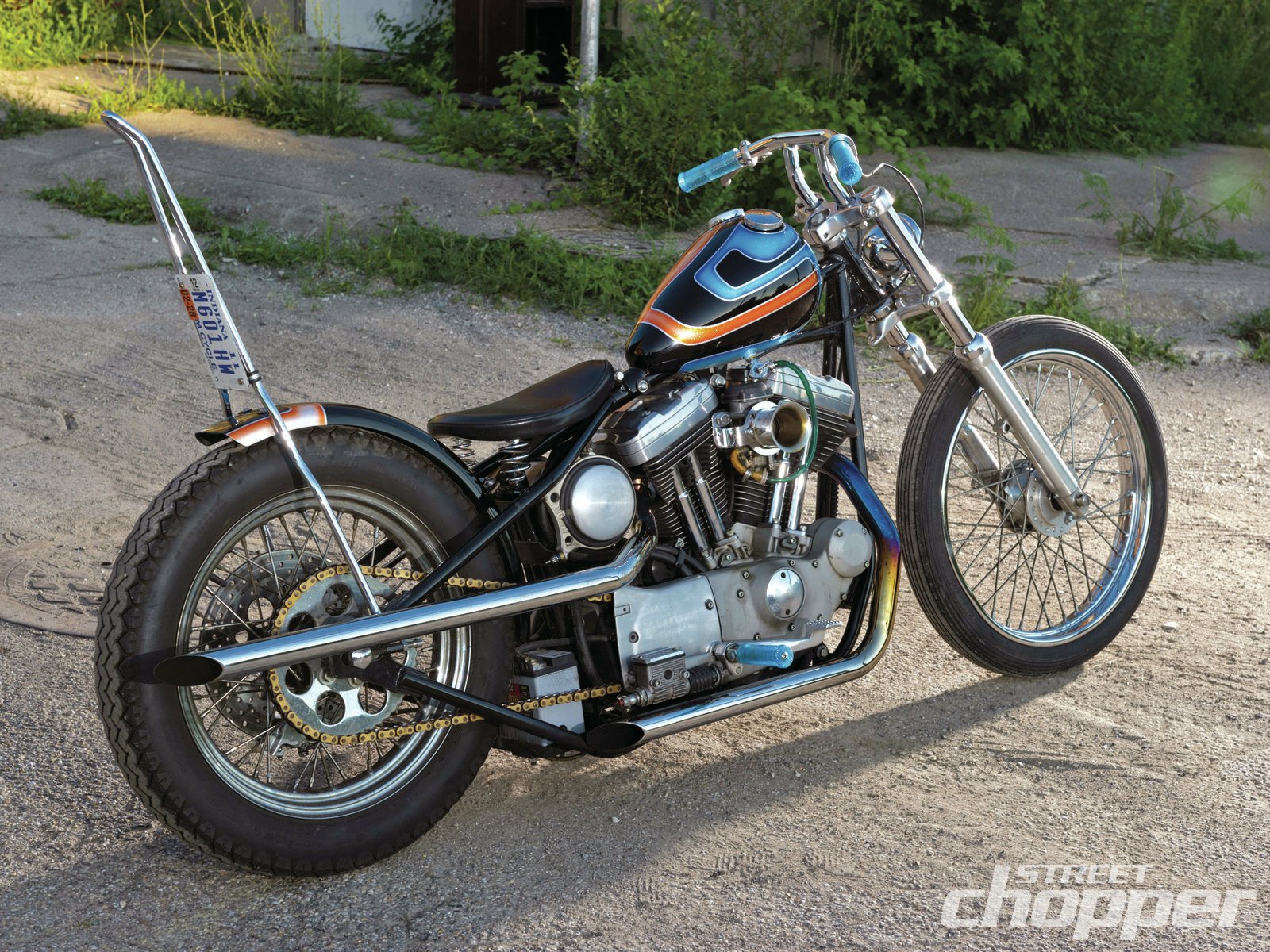 Download Motorcycle Vehicle Chopper Wallpaper