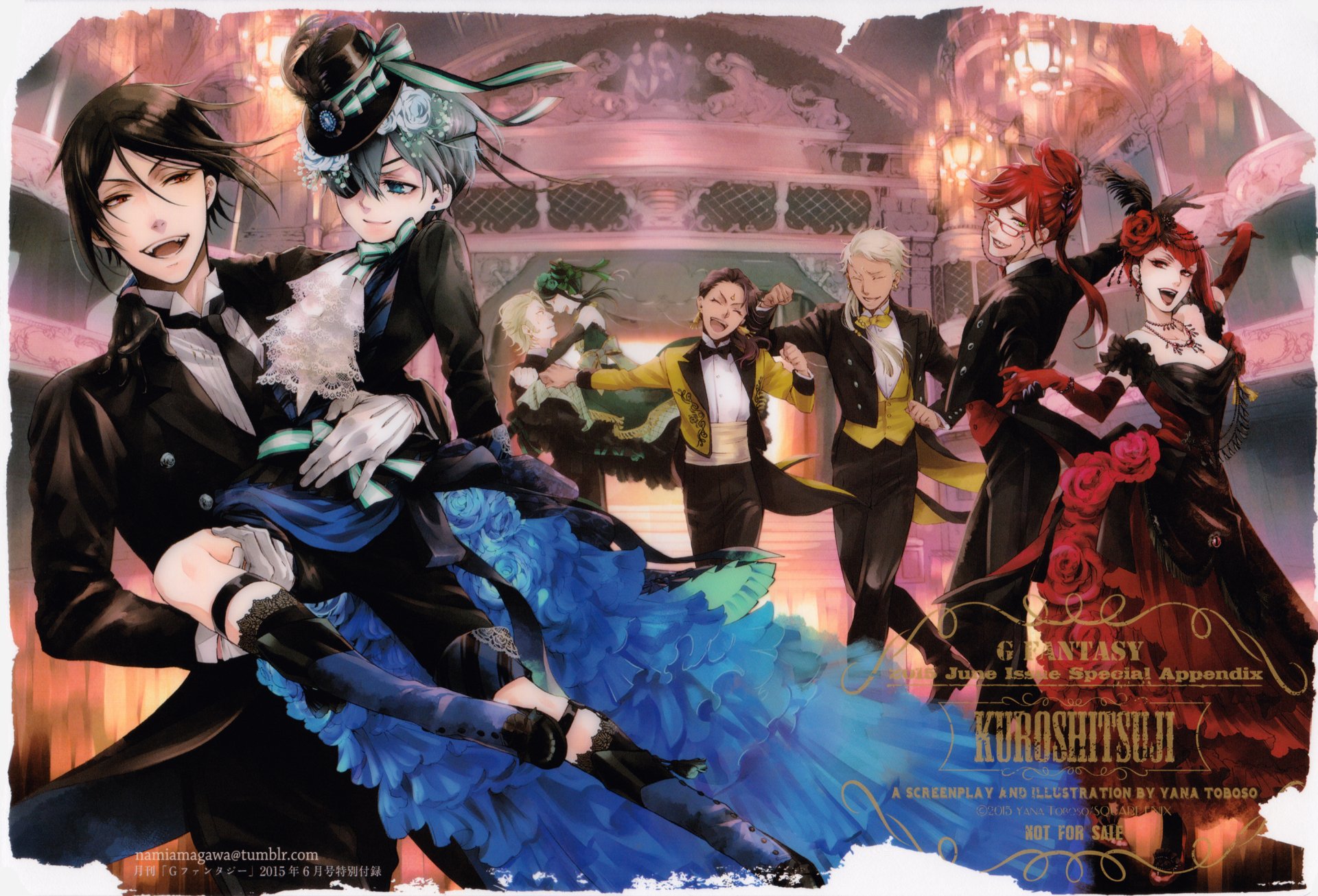 Elegant Anime Dance: Black Butler HD Wallpaper Showcase | 2940x2000 ...