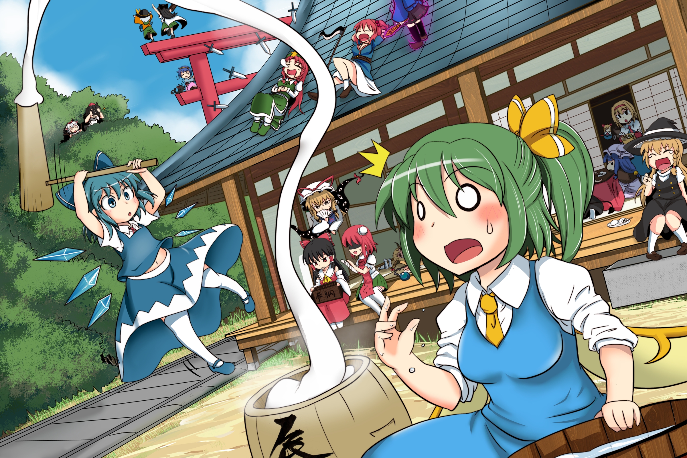 Download Anime Touhou HD Wallpaper