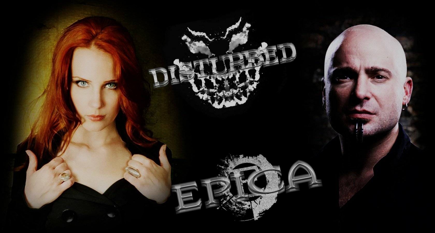Epic Heavy Metal Power: Disturbed & Epica HD Wallpaper