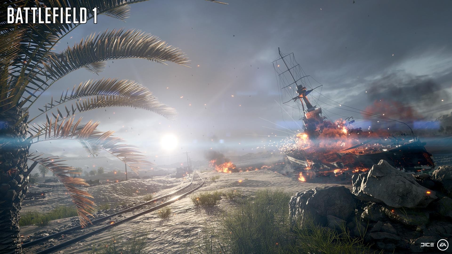 Epic Battlefield 1 HD Wallpaper: Intense WWI Battle Scene in Stunning ...