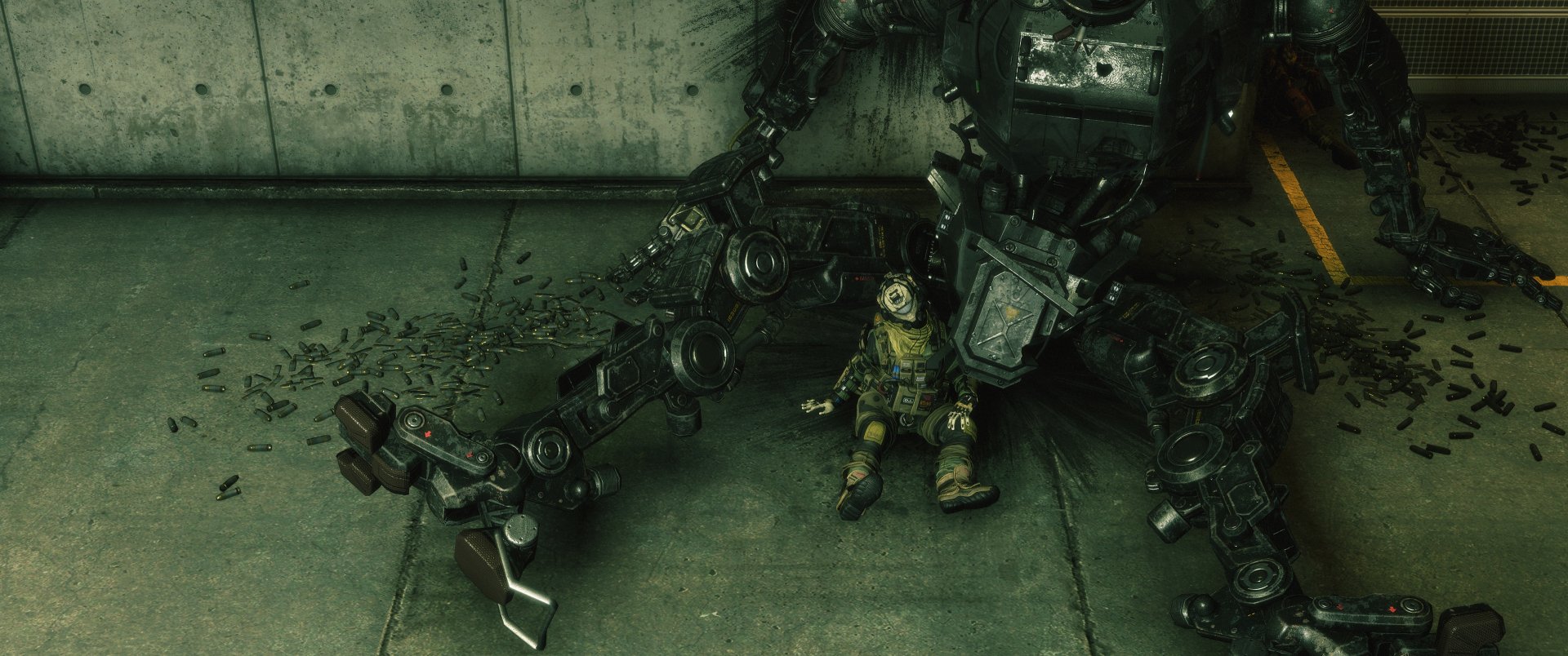 Titanfall 2 HD Wallpaper: Epic Mech and Pilot Moment by Berduu