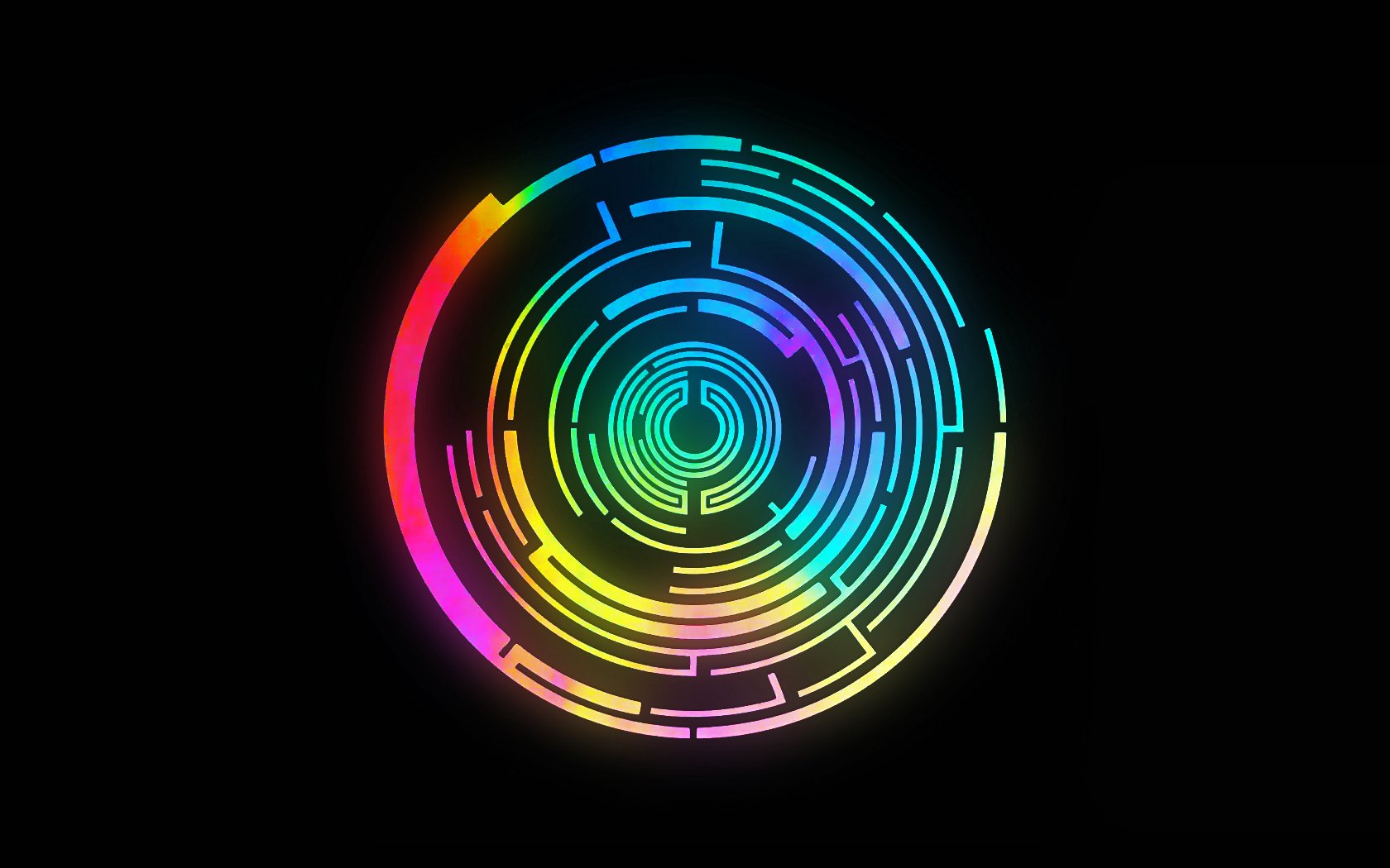 Vibrant Abstract Circles: Stunning HD Wallpaper