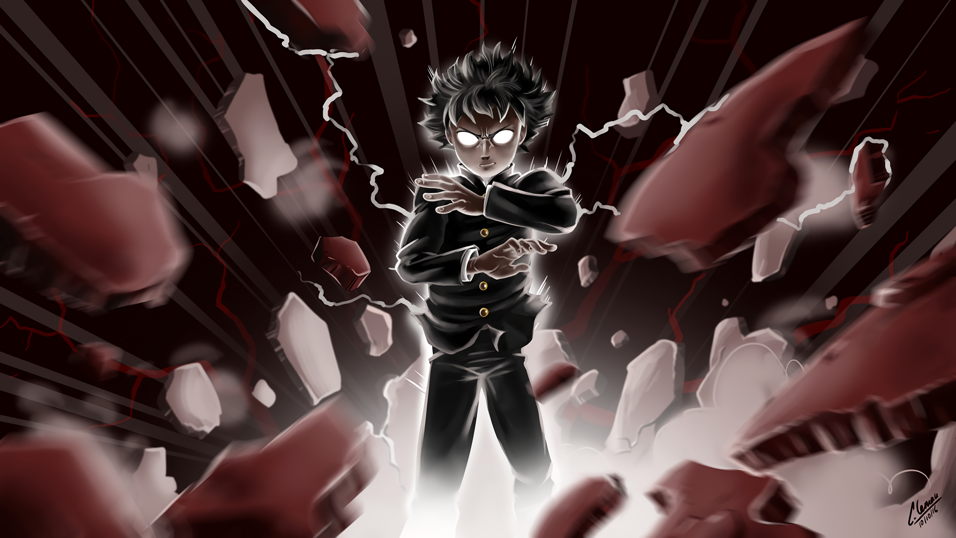 Shigeo Kageyama in Action - 4K Ultra HD Wallpaper by Cynthia Leman