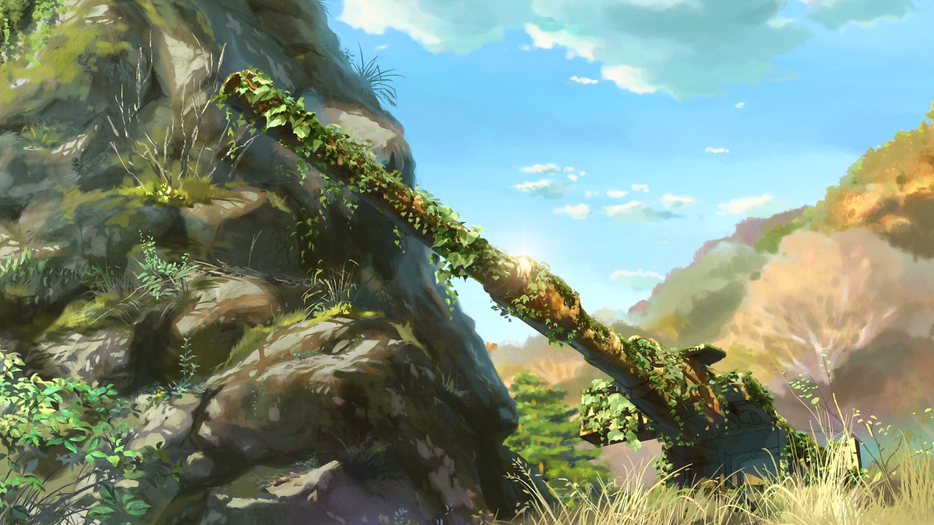 Download Anime Children Who Chase Lost Voices HD Wallpaper