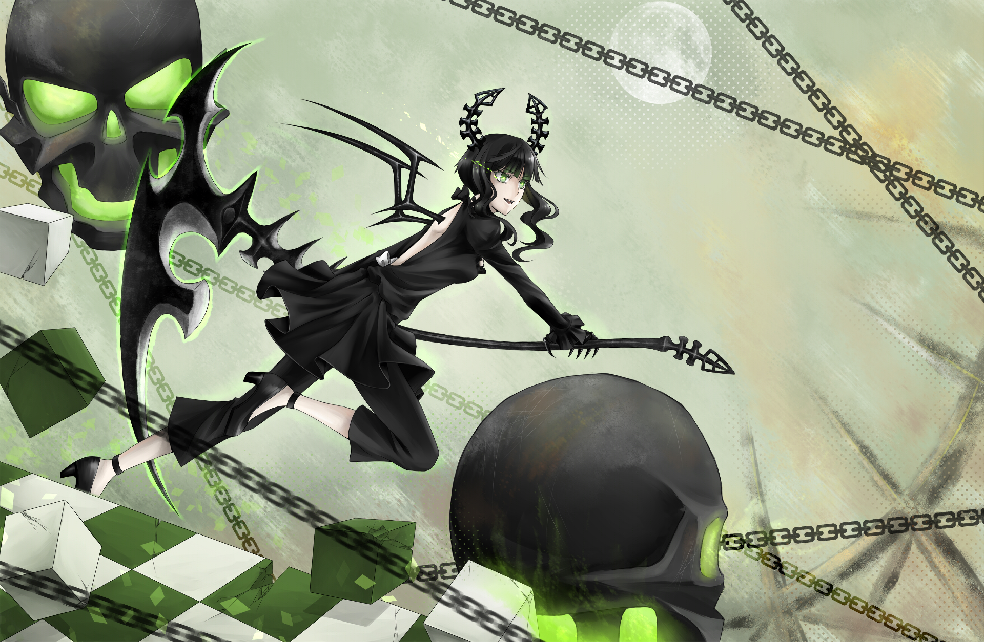 Download Anime Black Rock Shooter HD Wallpaper