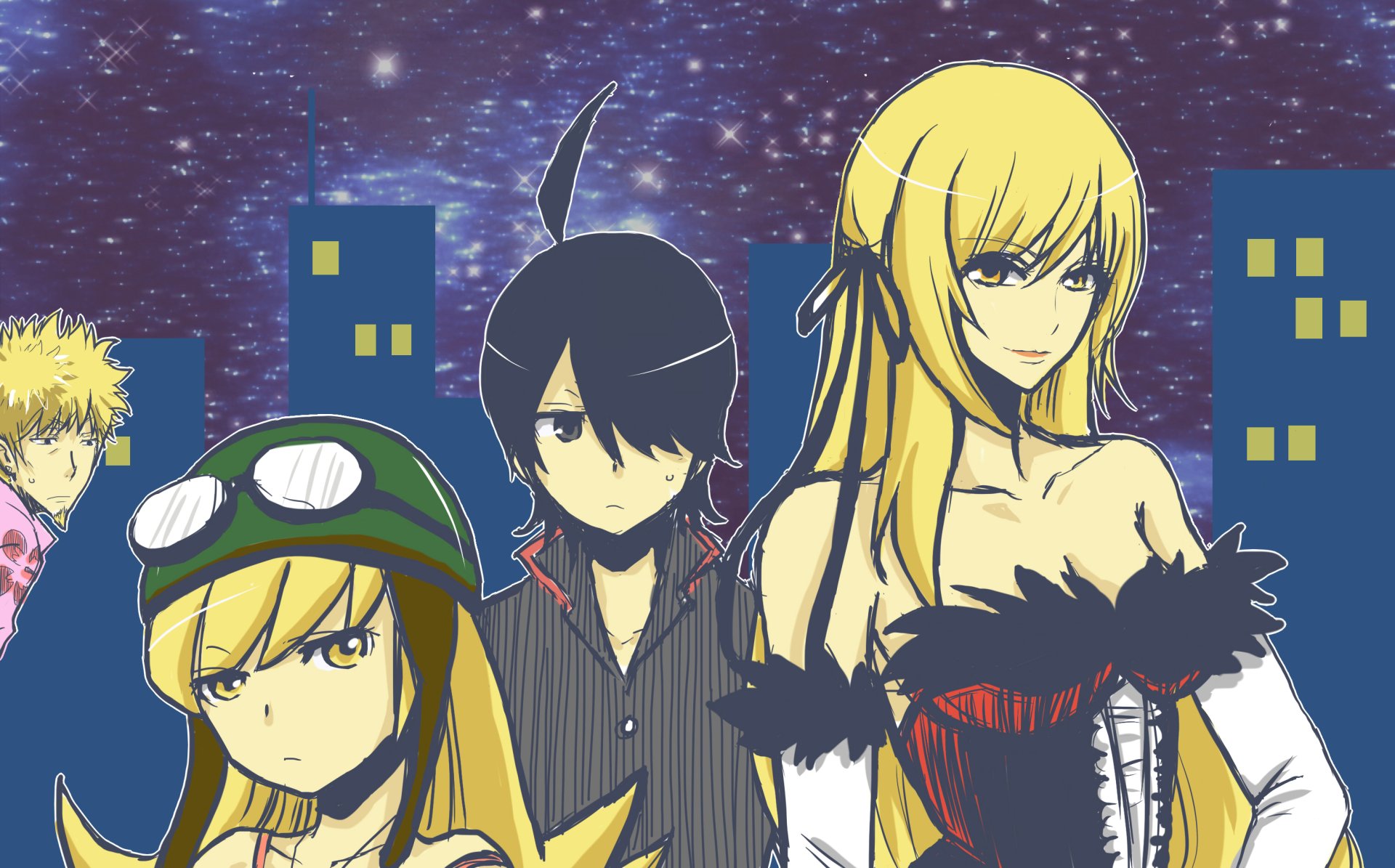 Download Anime Monogatari (Series) HD Wallpaper
