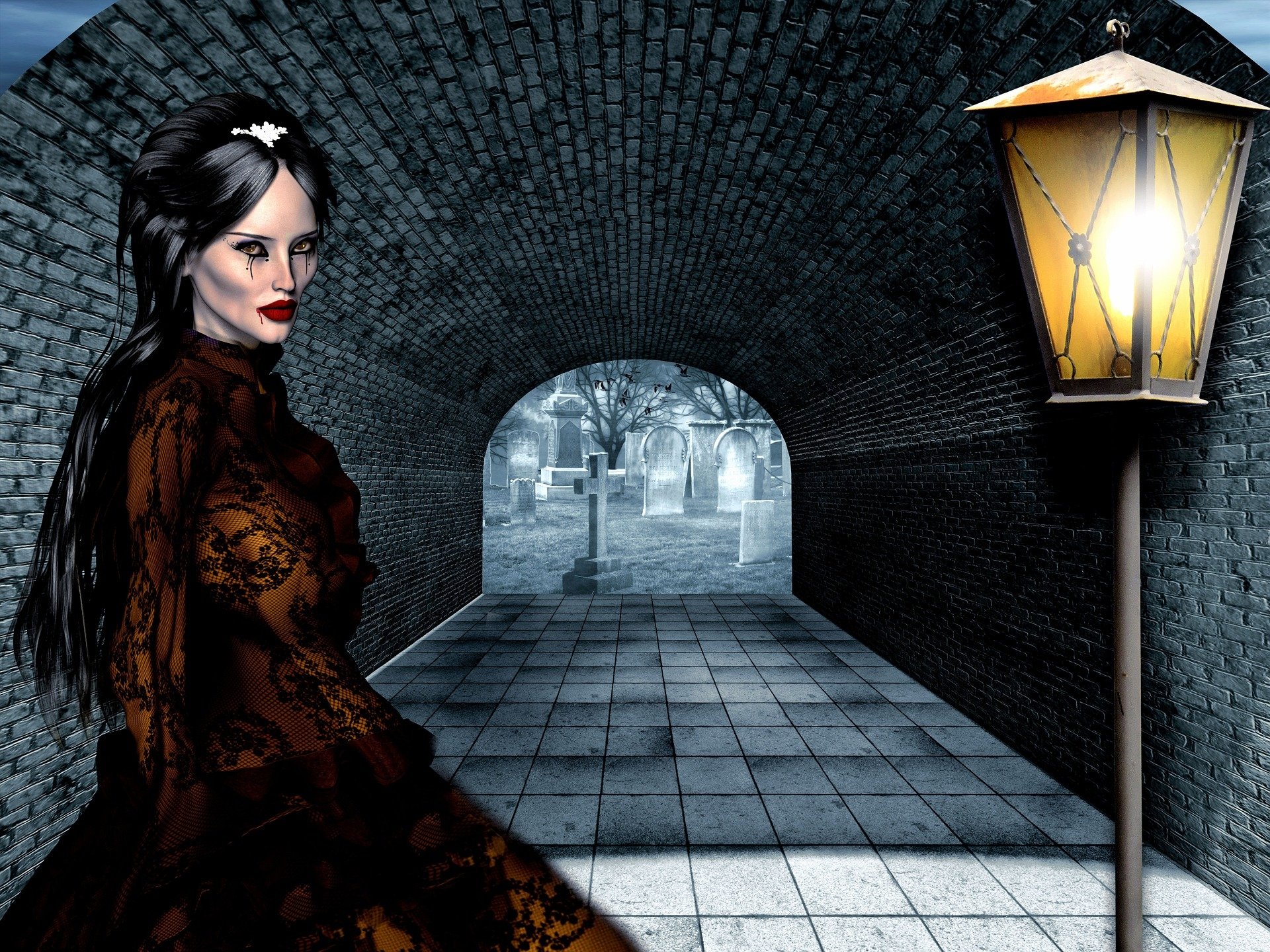 Download Dark Vampire HD Wallpaper | 1920x1440 | Wallpaper Abyss