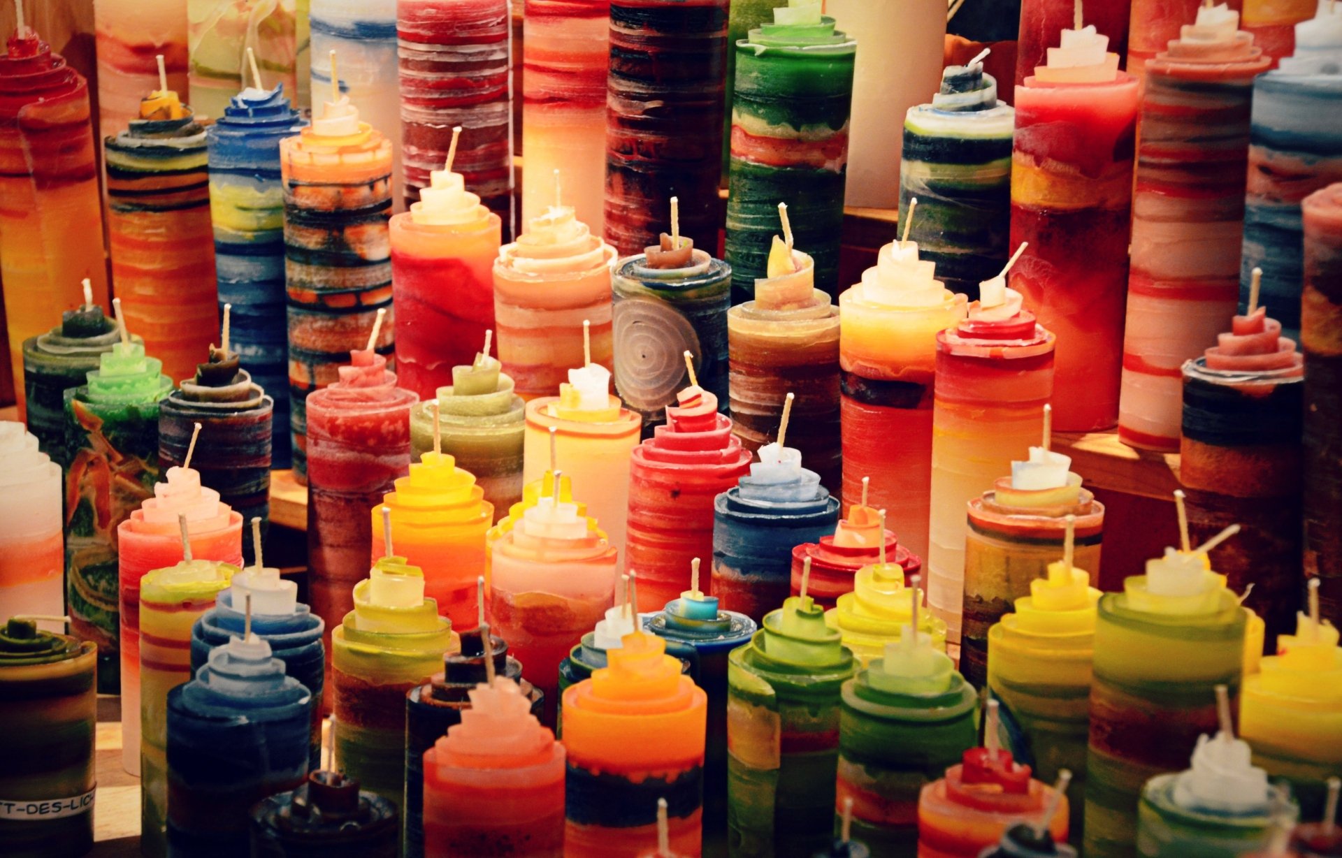 Vibrant Candle Colors HD – A Captivating Photography Wallpaper ...