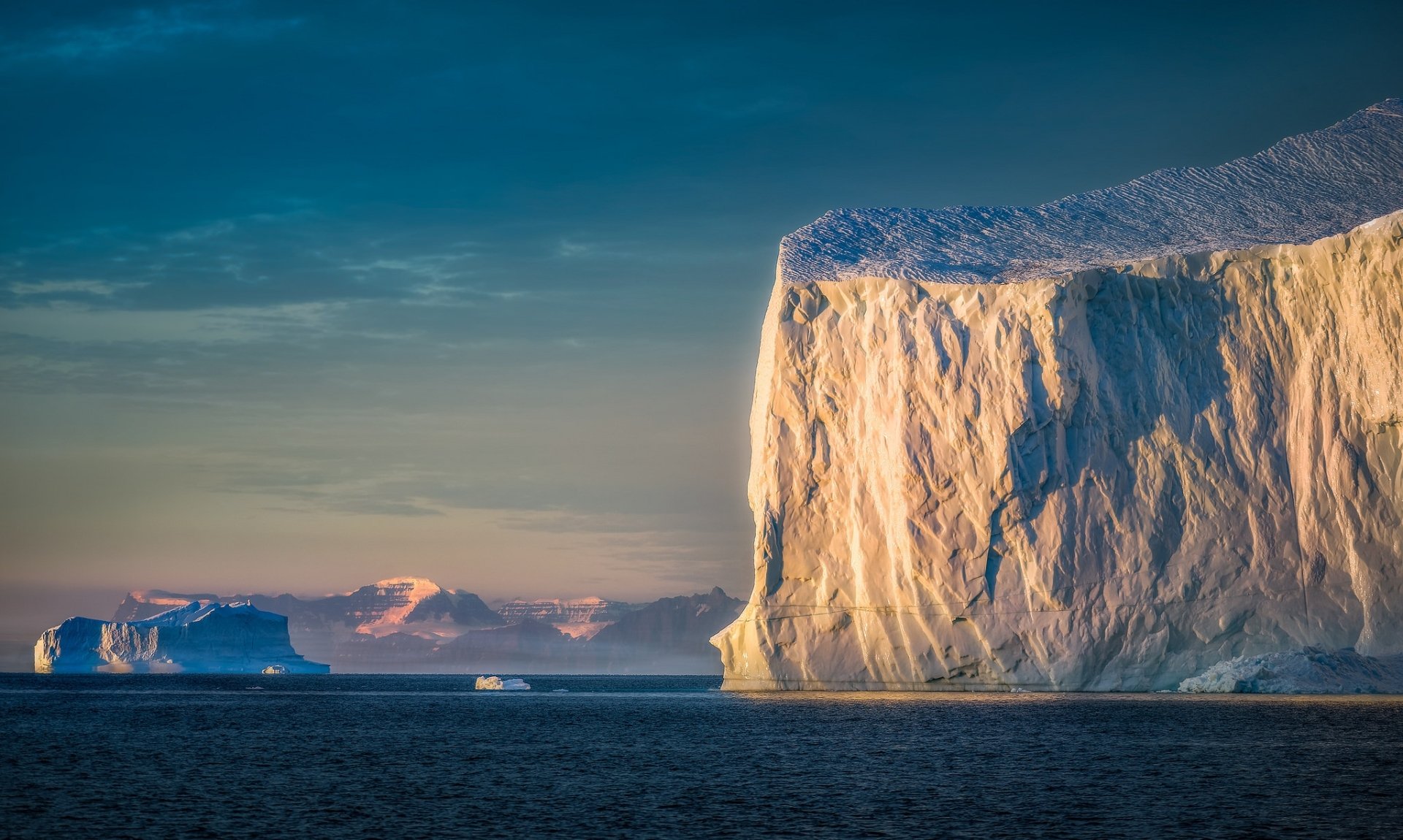 Download Ocean Ice Cliff Nature Iceberg HD Wallpaper